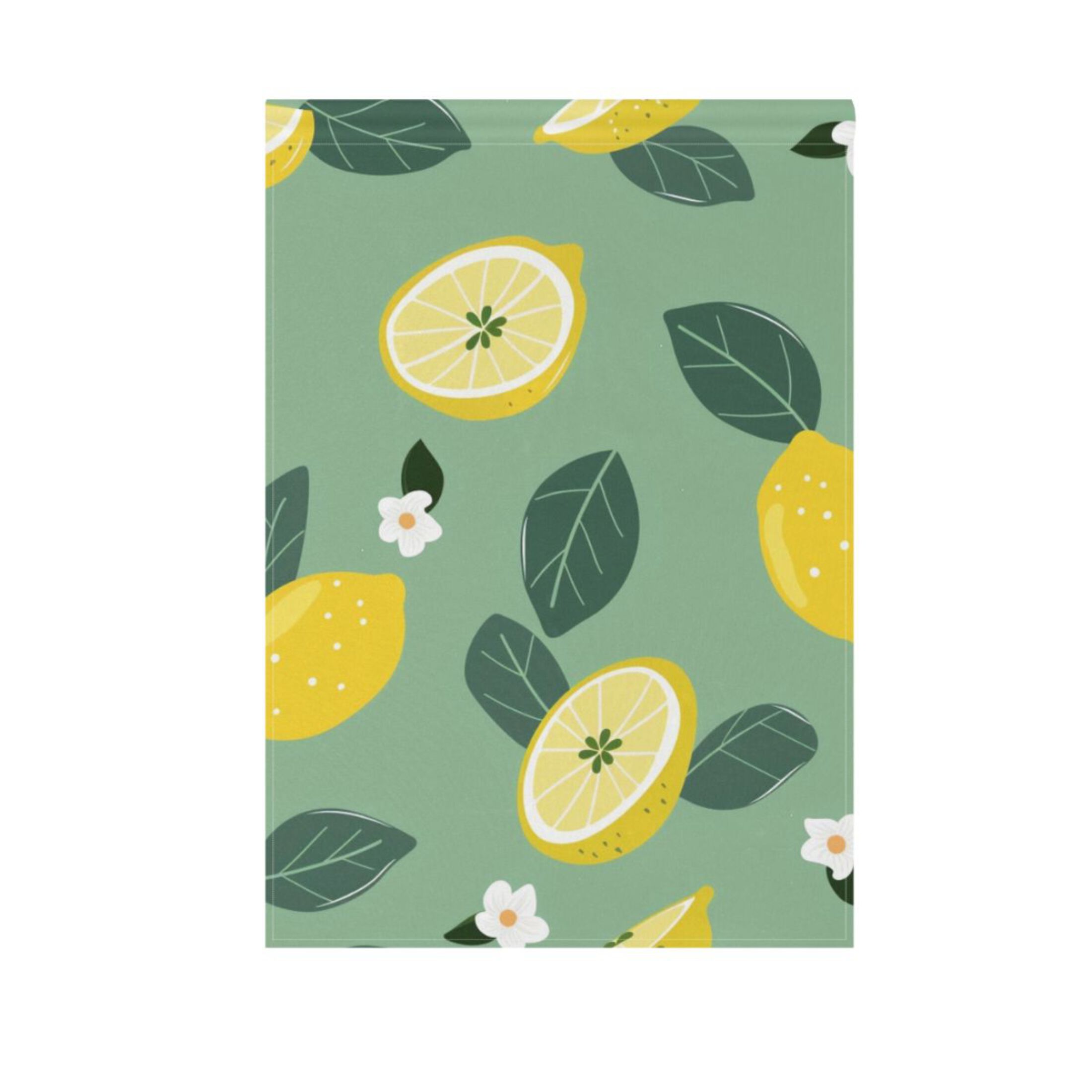 Garden Flag 12"x18" Lemon and Leaf Double-Sided Yard Flags for Outside ...