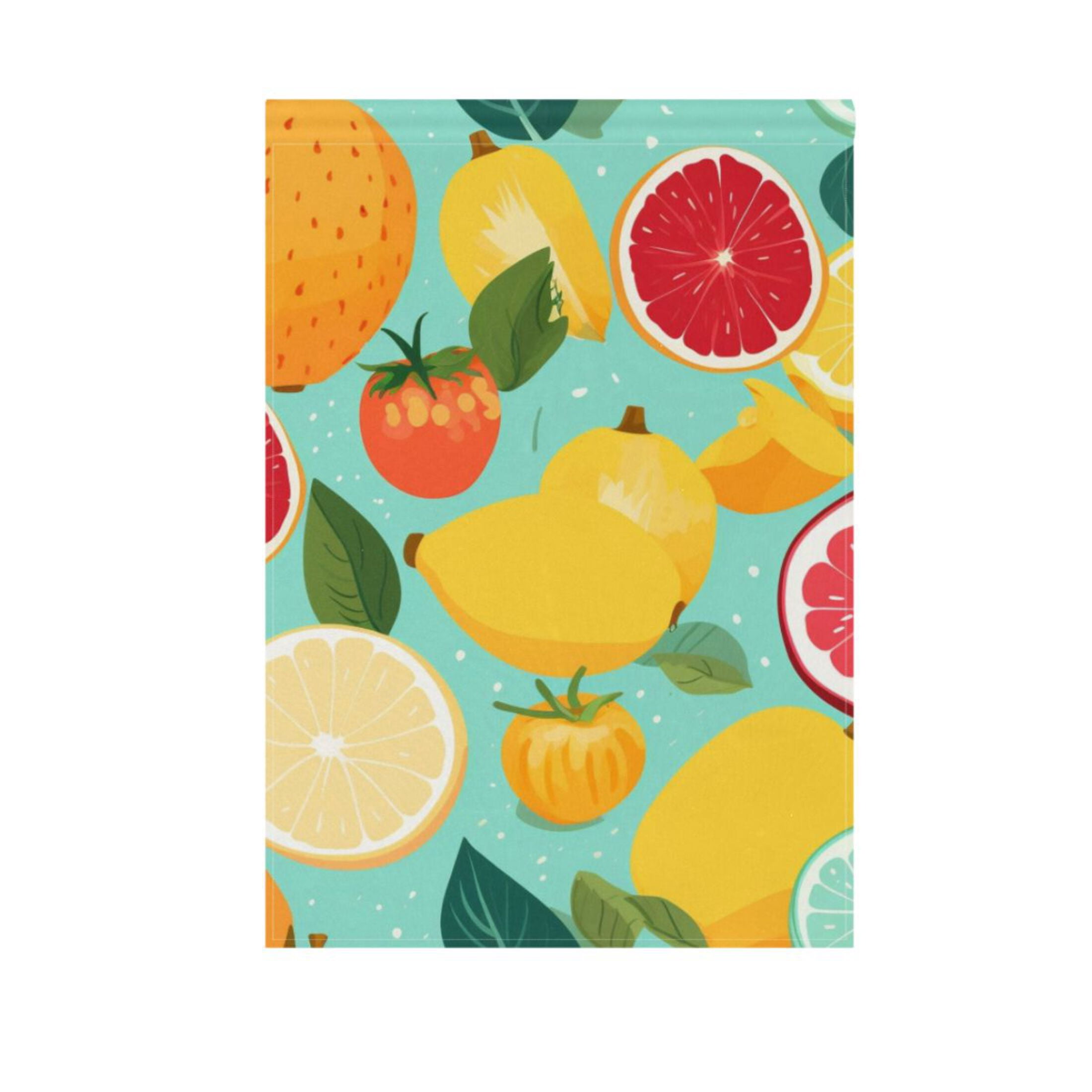 Garden Flag 12"x18" Pear Orange Tomato Double-Sided Yard Flags for ...