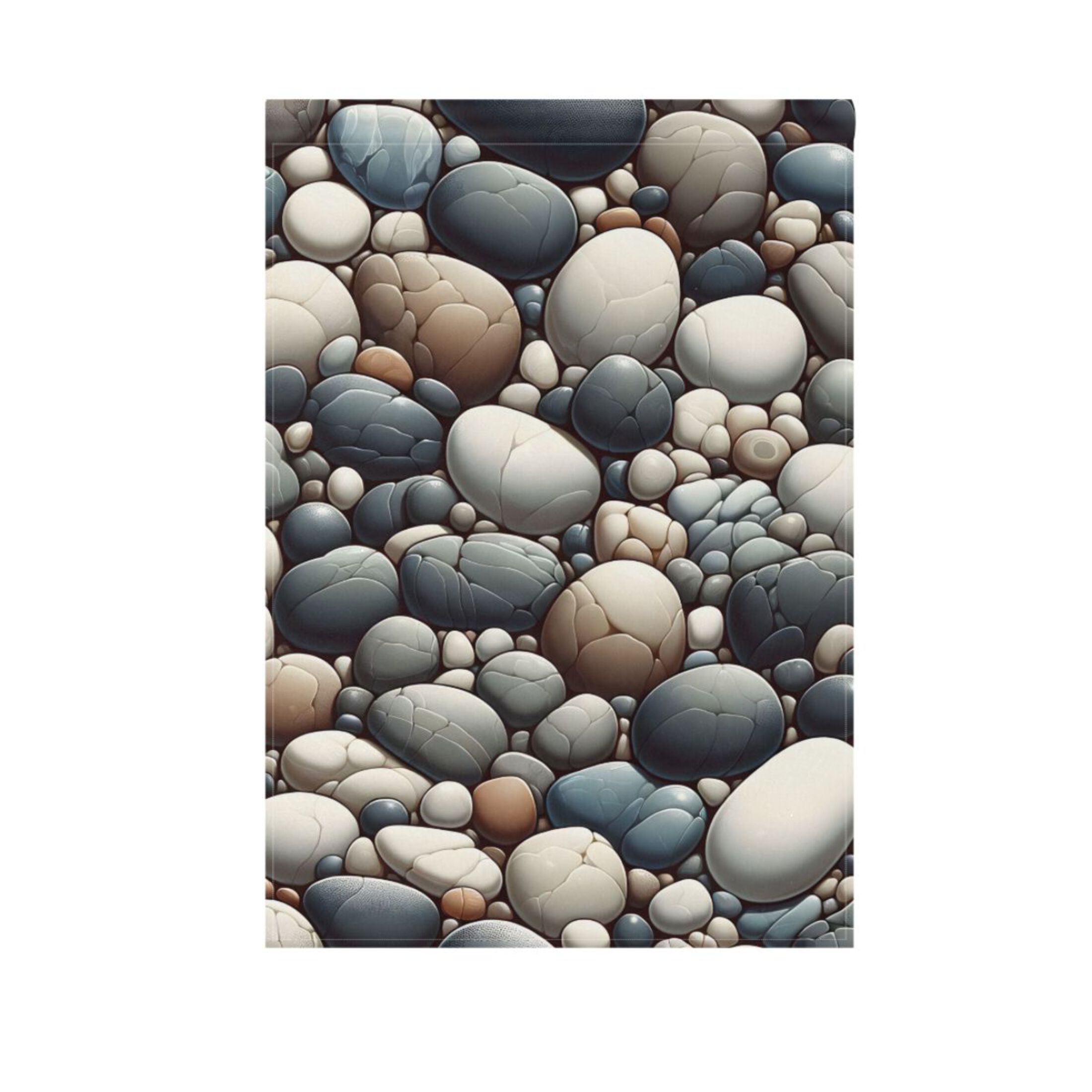 Garden Flag 12"x18" Smooth Pebble Double-Sided Yard Flags for Outside ...