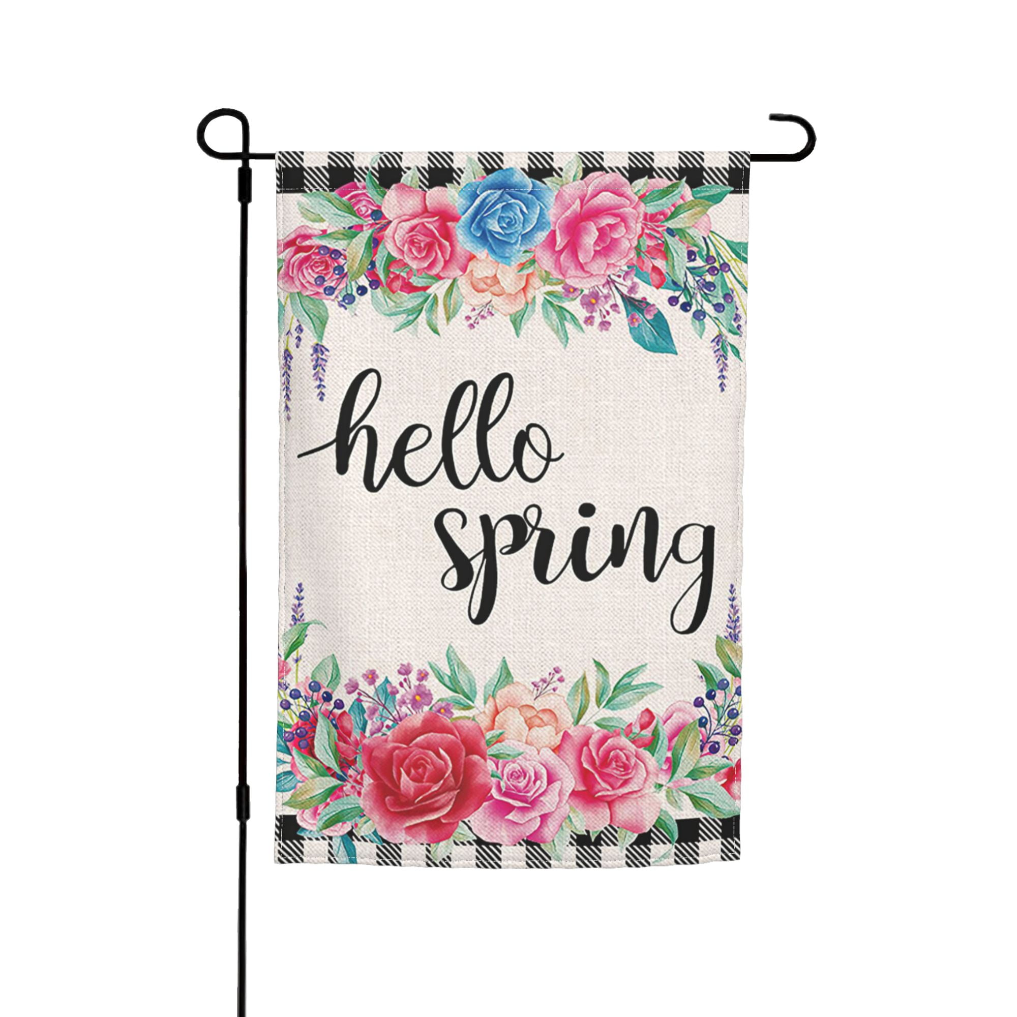 Garden Flag 12x18 Inches Double Sided Welcome Yard Flags Summer ...