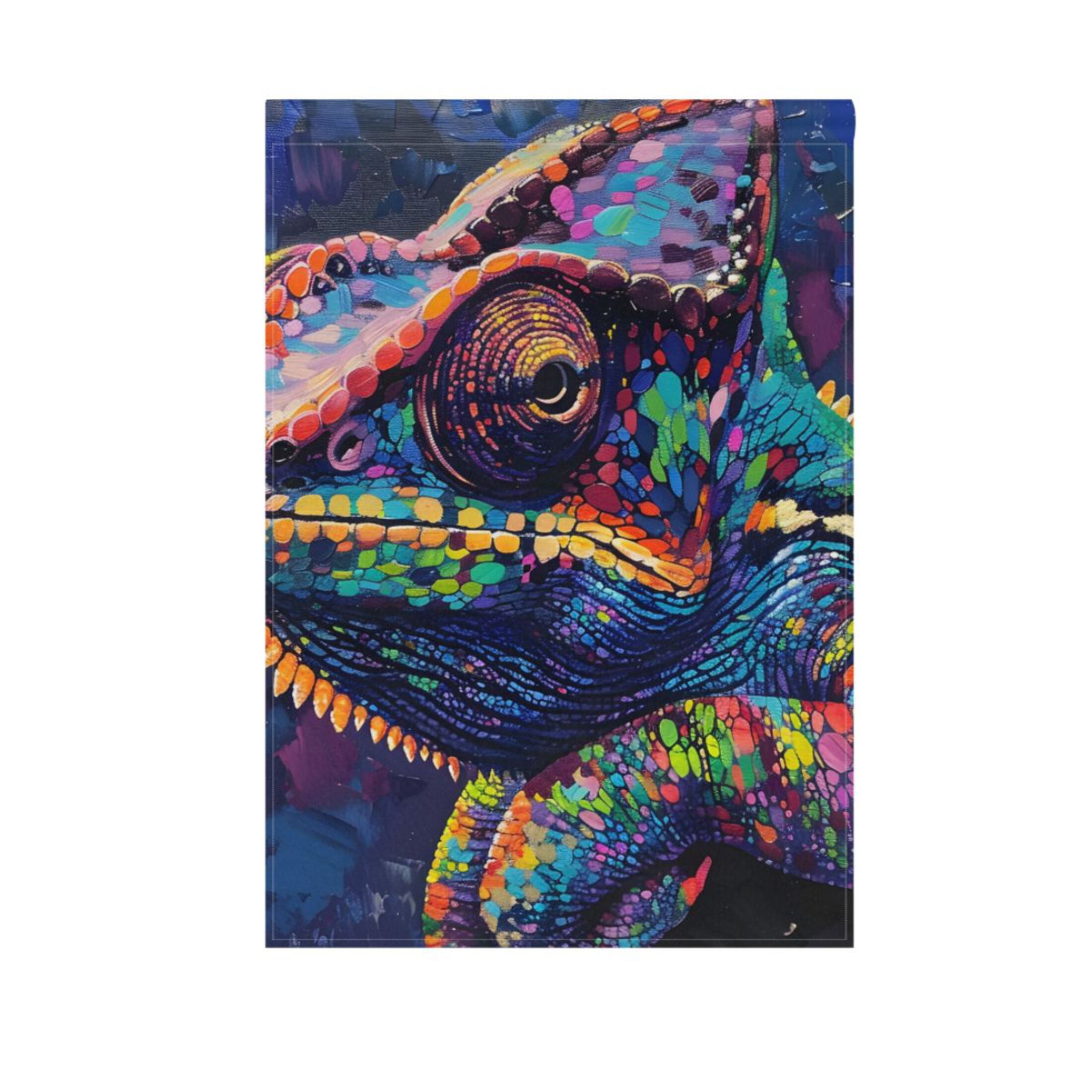 Garden Flag 28"x40" Colorful Chameleon Double-Sided Yard Flags for ...