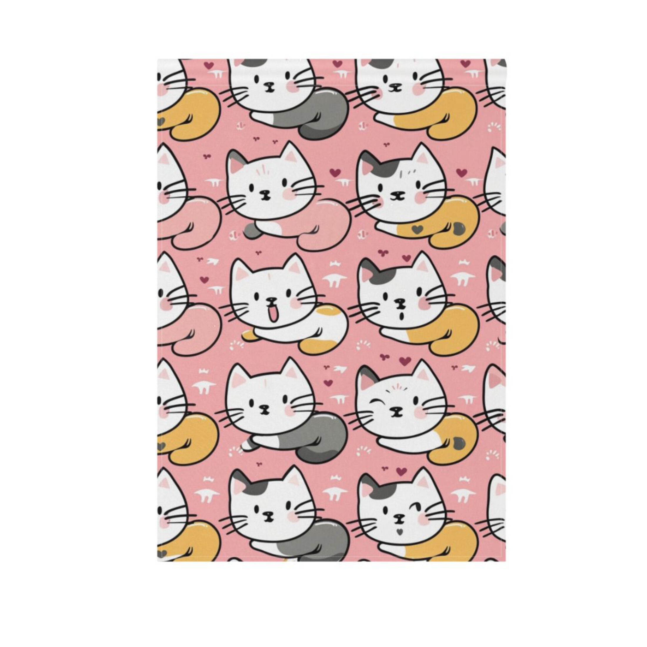 Garden Flag 28"x40" Cute Multiple Cats Double-Sided Yard Flags for ...