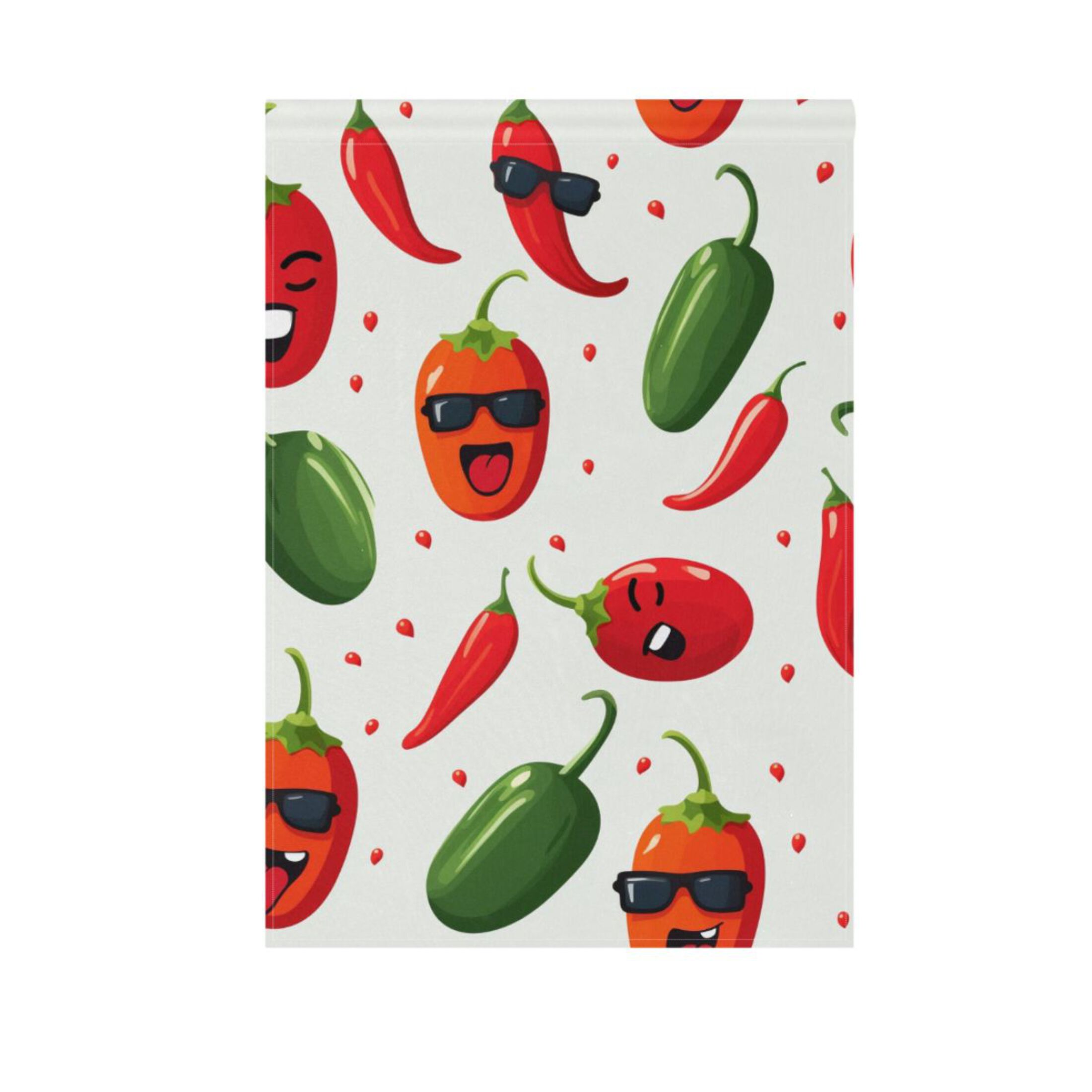Garden Flag 28"x40" Cute Peppers Double-Sided Yard Flags for Outside ...