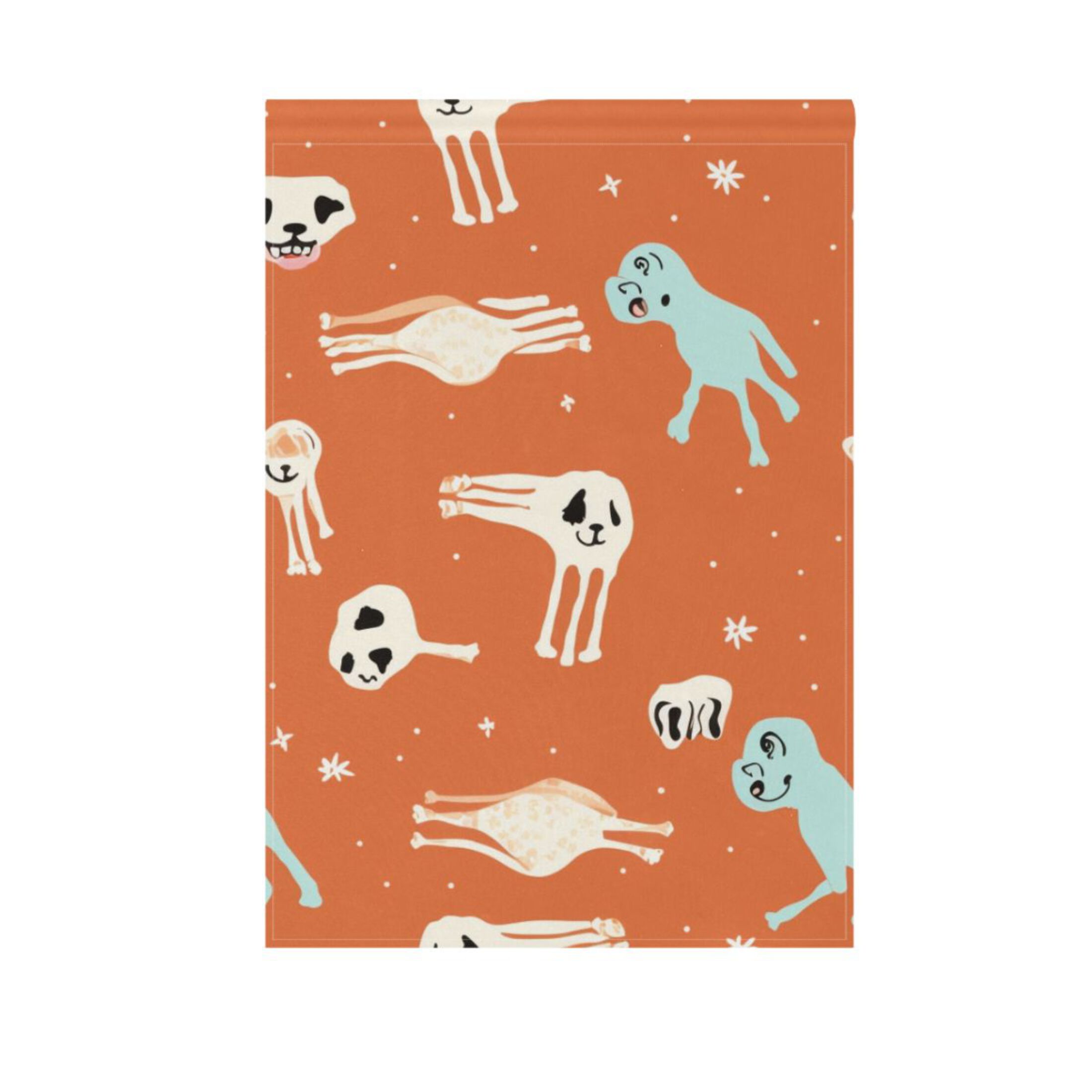 Garden Flag 28"x40" Dogs with Bone Double-Sided Yard Flags for Outside ...