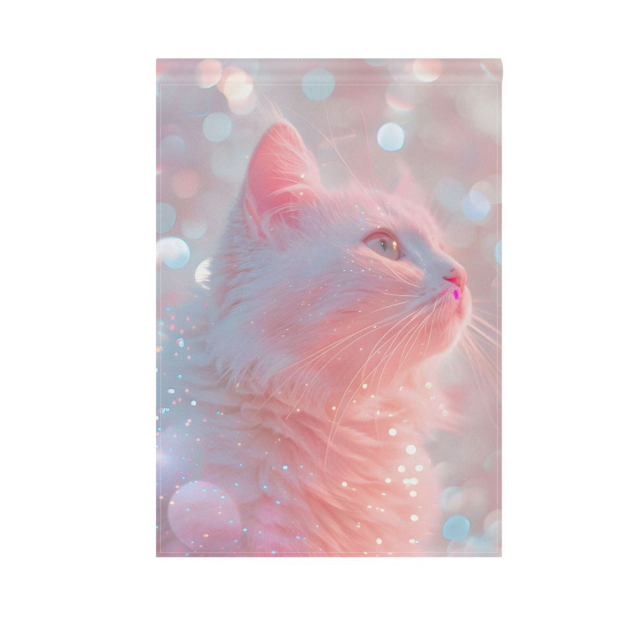 Garden Flag 28"x40" Dreamy Cat Double-Sided Yard Flags for Outside ...