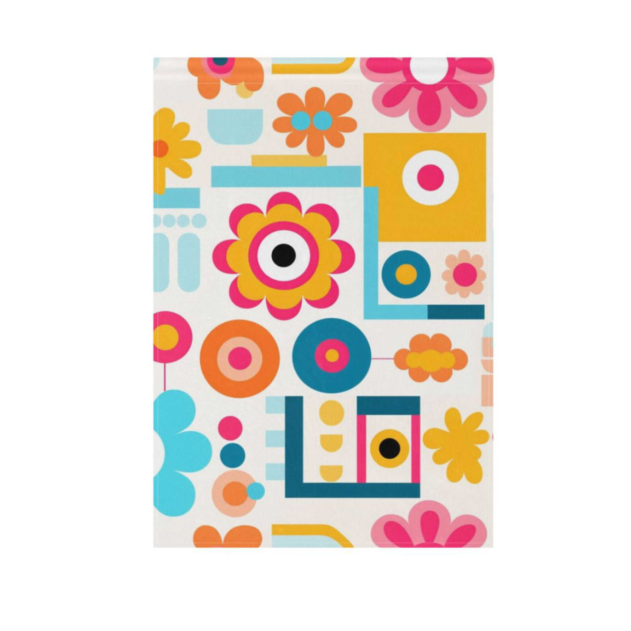 Garden Flag 28"x40" Flower Line Symbol Double-Sided Yard Flags for ...