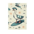 Garden Flag 28"x40" Goose with Hat on Surfer Double-Sided Yard Flags ...
