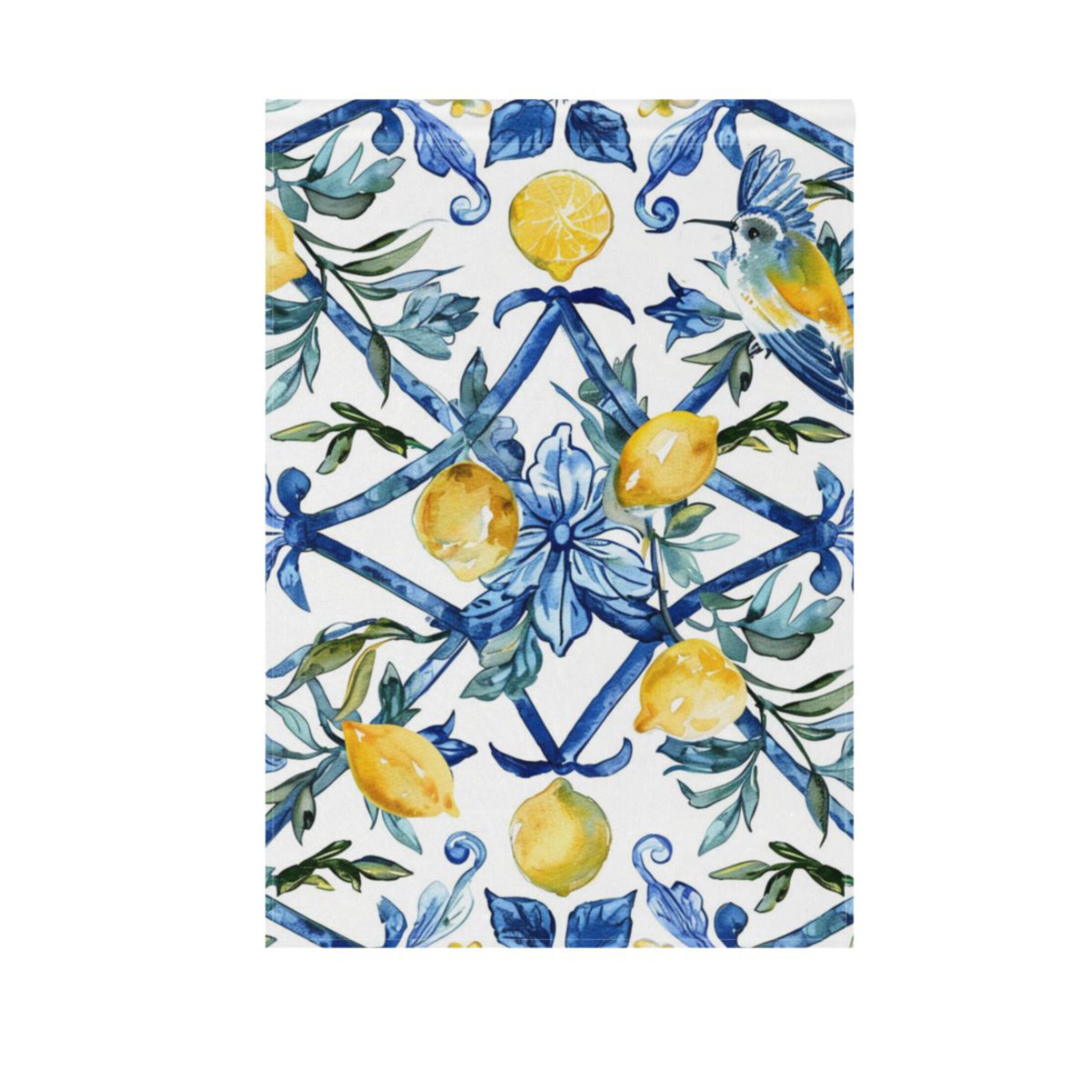 Garden Flag 28"x40" Lemon and Plant Double-Sided Yard Flags for Outside ...