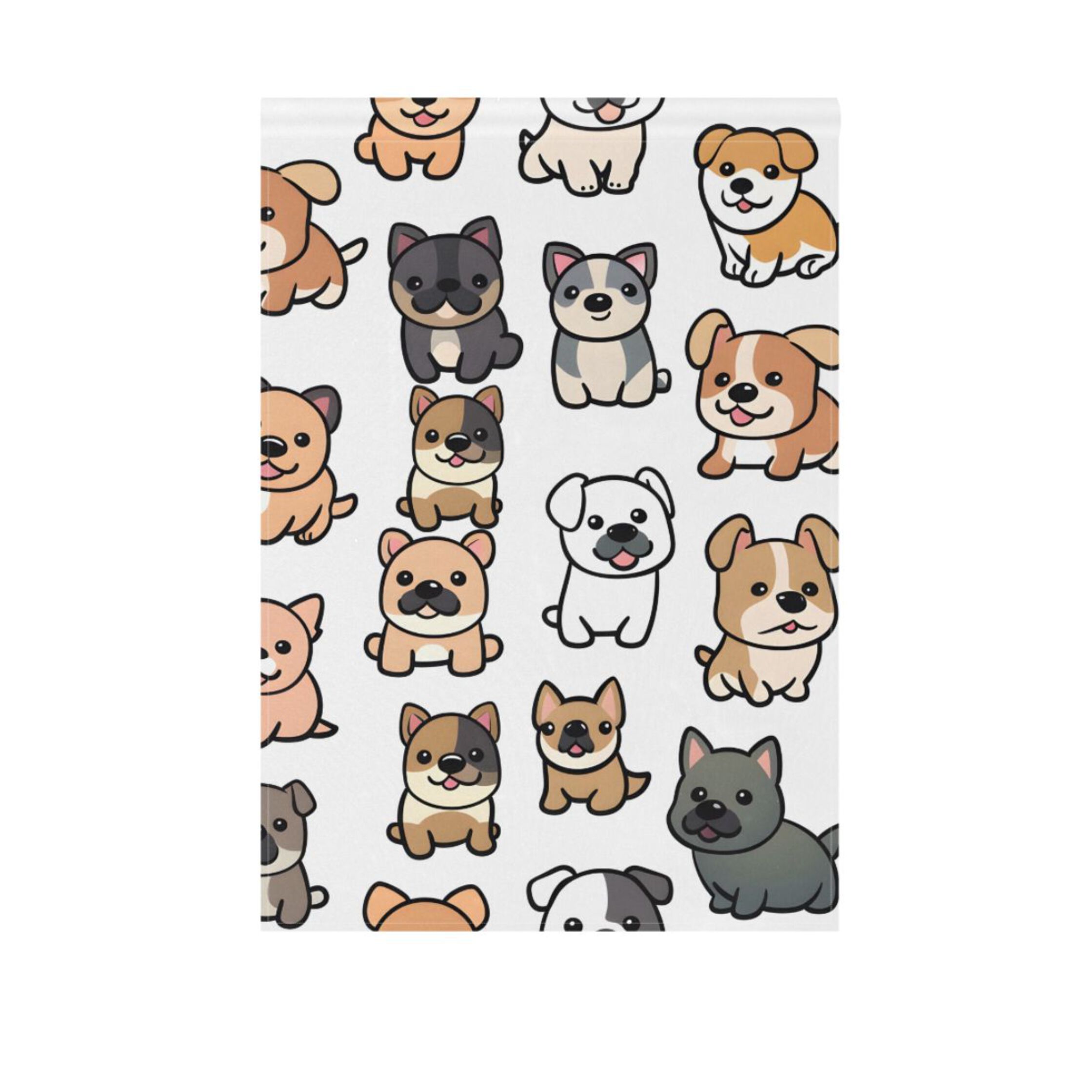 Garden Flag 28"x40" Lovely Cute Dogs Double-Sided Yard Flags for ...