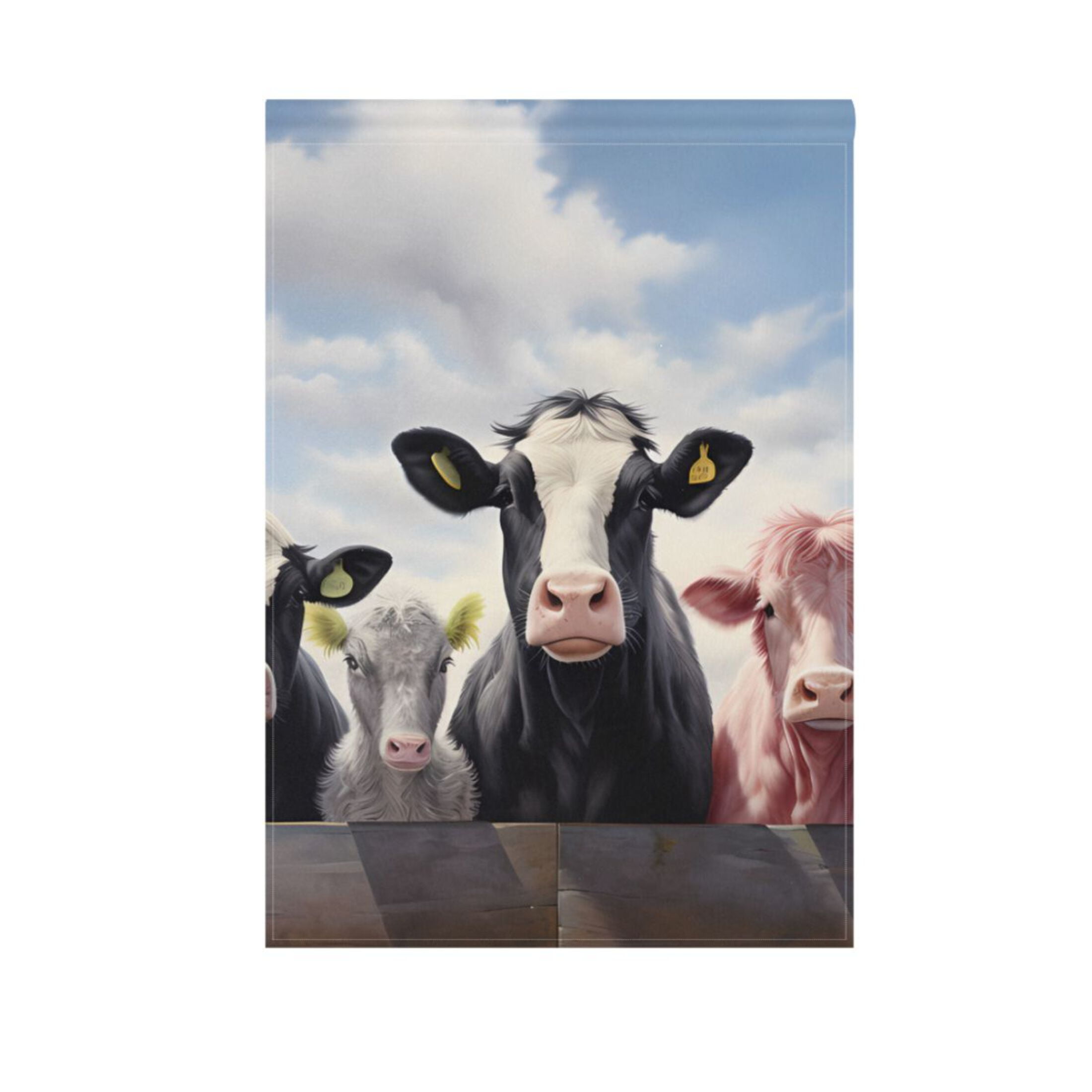 Garden Flag 28"x40" Various Color Cows Double-Sided Yard Flags for ...