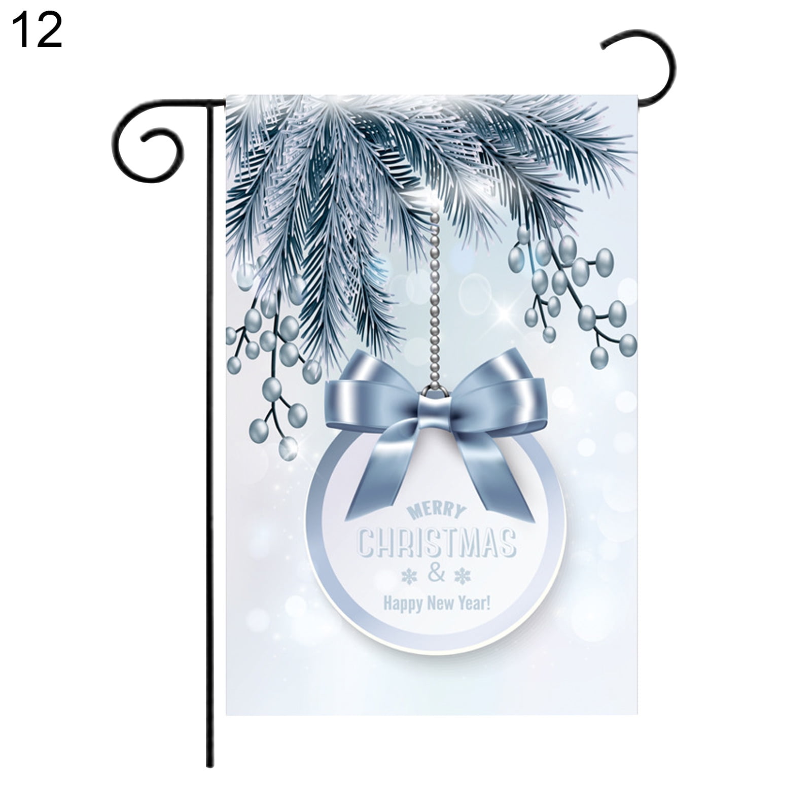 Garden Flag Colorfast Tear Resistant Poly Pongee Christmas Decorative ...