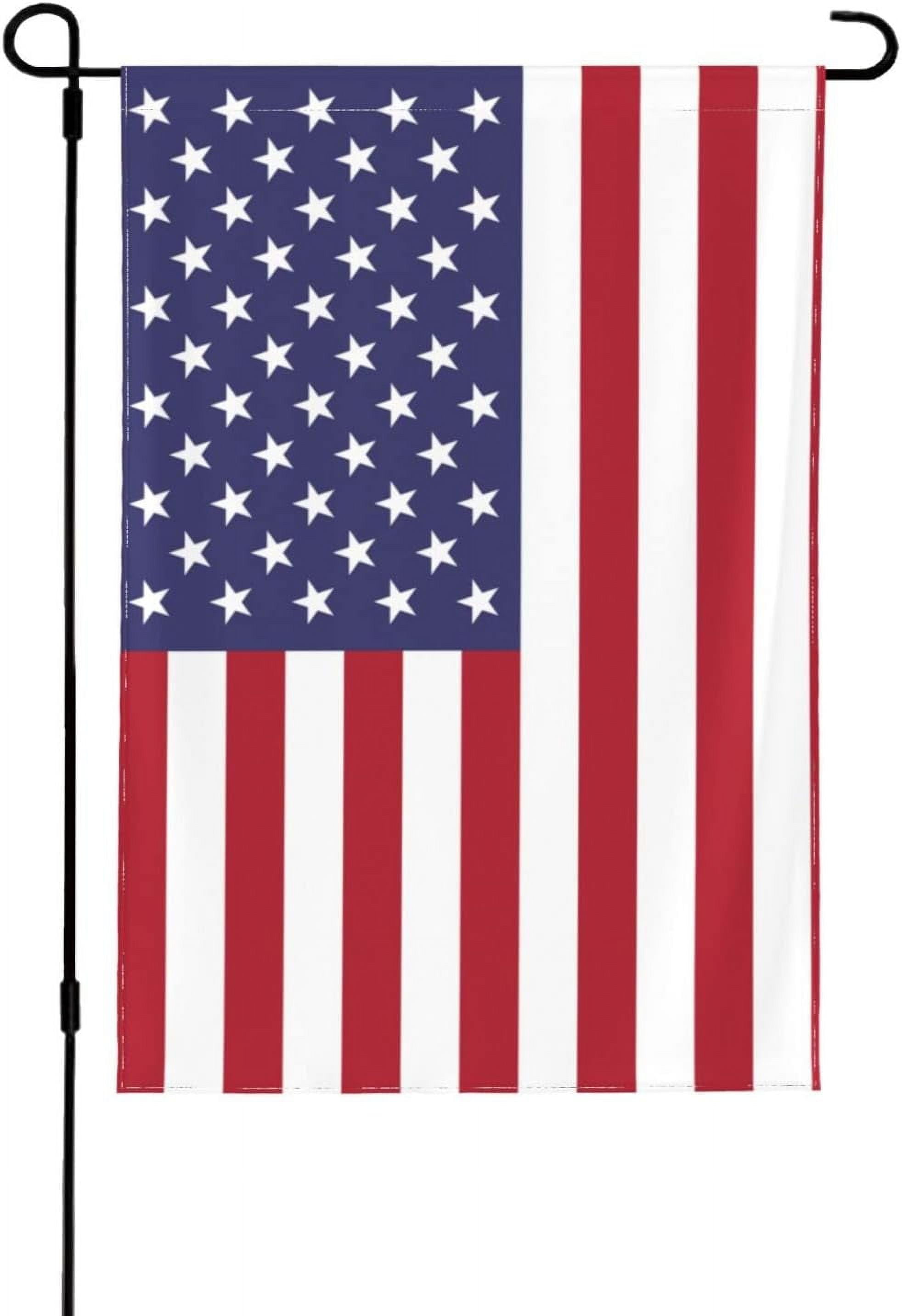 Garden Flag Double Sided American flag Printed,Outside Welcome Yard ...