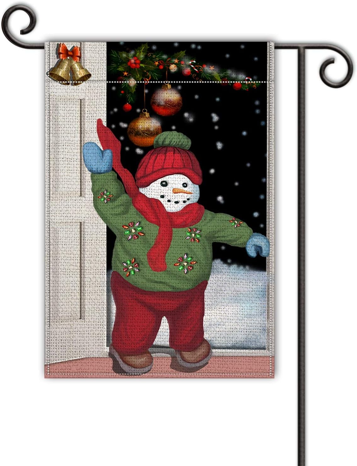 Garden Flag Double Sided Linen House Flags for Home Garden Yard Office ...