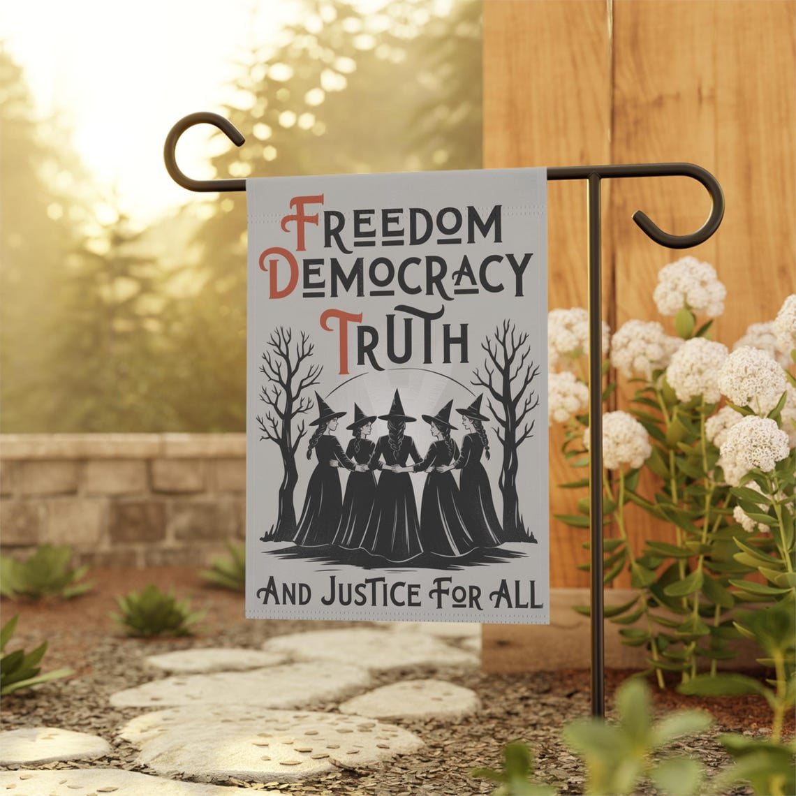 Garden Flag Free Truth Flag Subtle Activist for Porch and Home Seasonal ...