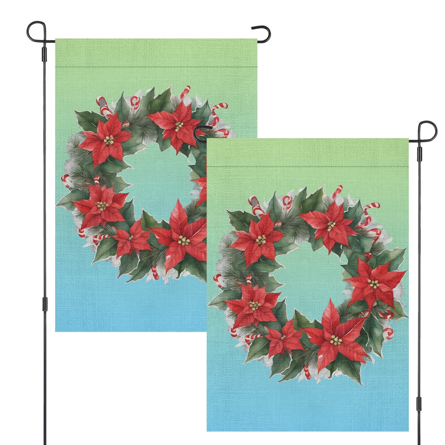 Garden Flag Full Polyester Imitation Linen – Premium Outdoor Flower ...