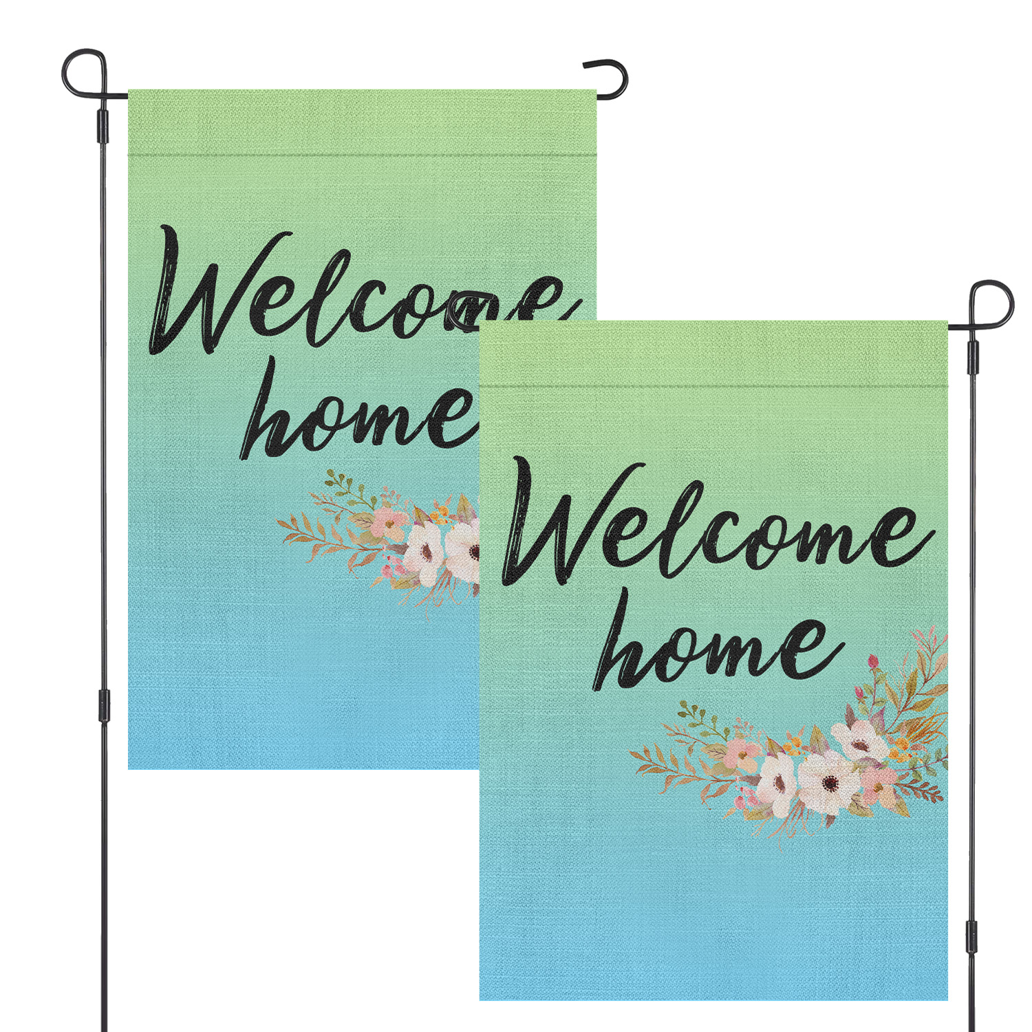 Garden Flag Full Polyester Imitation Linen – Versatile Welcome Home ...