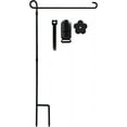 Garden Flag Holder Stand, Premium Yard Flag Holder Weather-Proof Metal ...
