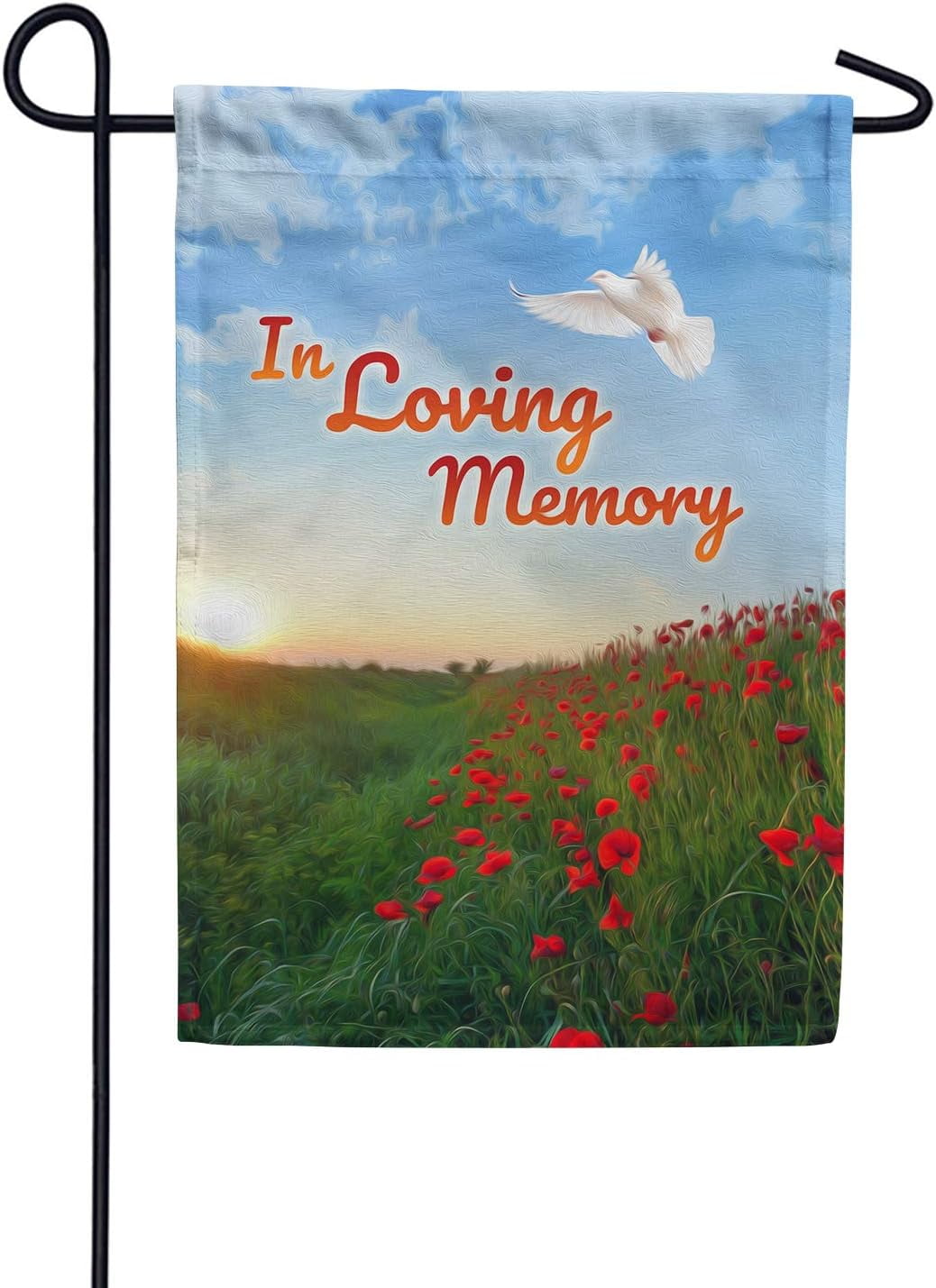 Garden Flag - In Loving Memory (Dove), Cemetery Memorial Religious ...