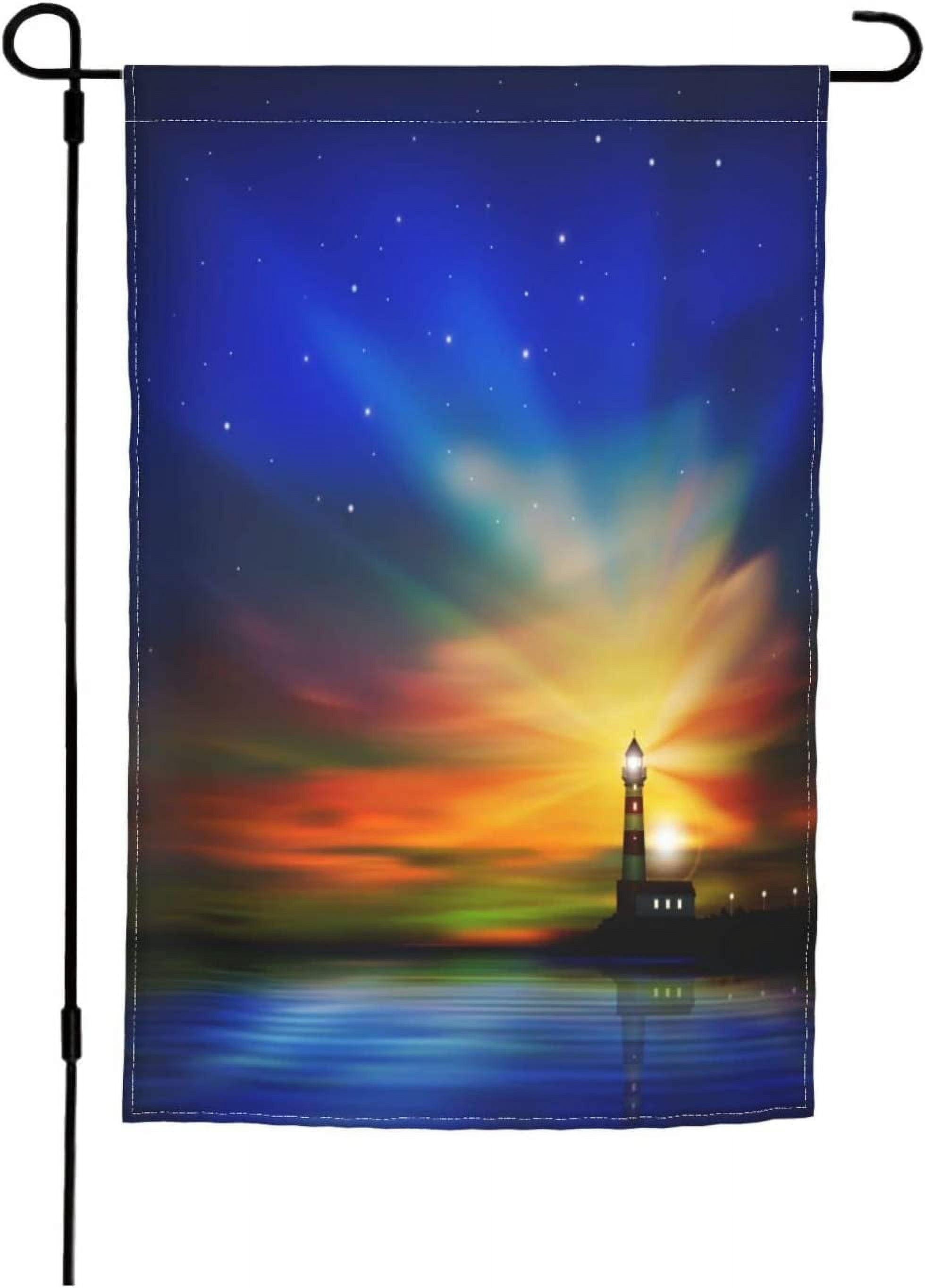 Garden Flag Lighthouse Design Vertical Premium Yard Flag Holiday Party ...
