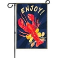 Garden Flag,Lobster Clam Bake Summer Flag,Crawfish Party Decorations ...