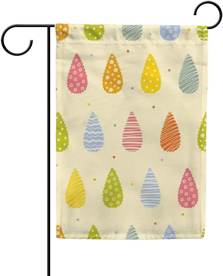 Garden Flag Outdoor Flags Banners ﻿Summer Rain Seamless Texture Pattern ...