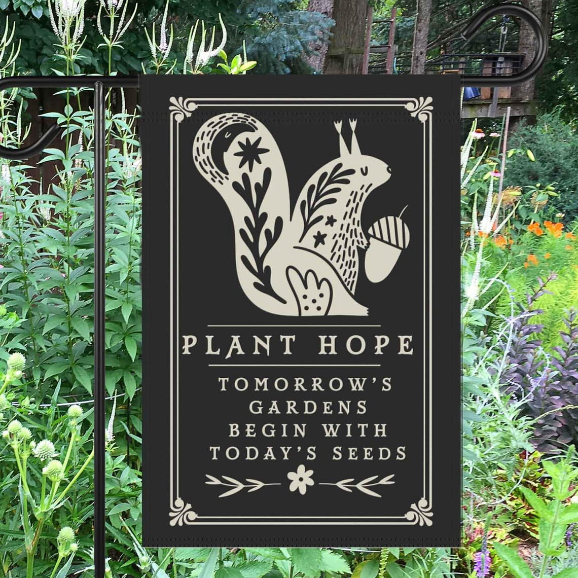 Garden Flag Plant Hope Flag Nature Inspired for and Outdoor Welcoming ...