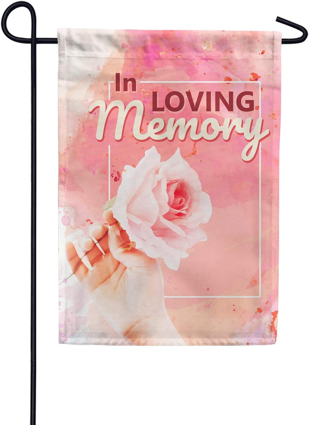 Garden Flag - Remembrance Rose, Cemetery Memorial Religious Bereavement ...
