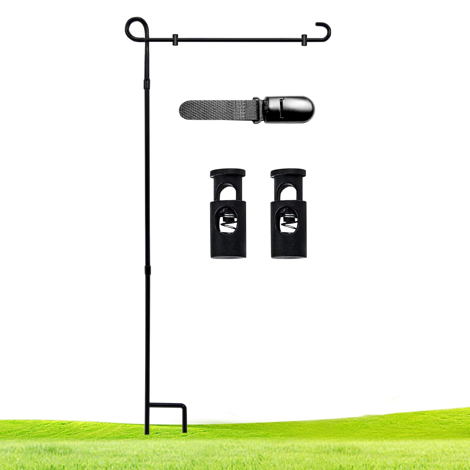 Garden Flag Stand Holder RRF12 Pole,Premium Powder-Coated Weather-Proof ...