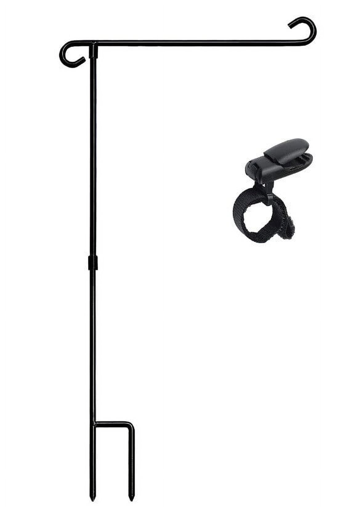 Garden Flag Stand,Premium Garden Flag Pole Holder Metal Wrought Iron ...