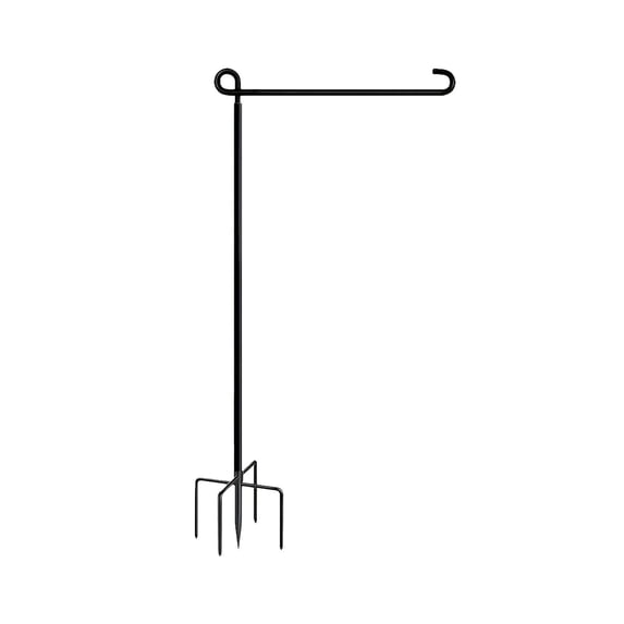 Garden Flag Stand with 5 Prong Base Heavy Duty Metal Flag Pole Stand ...
