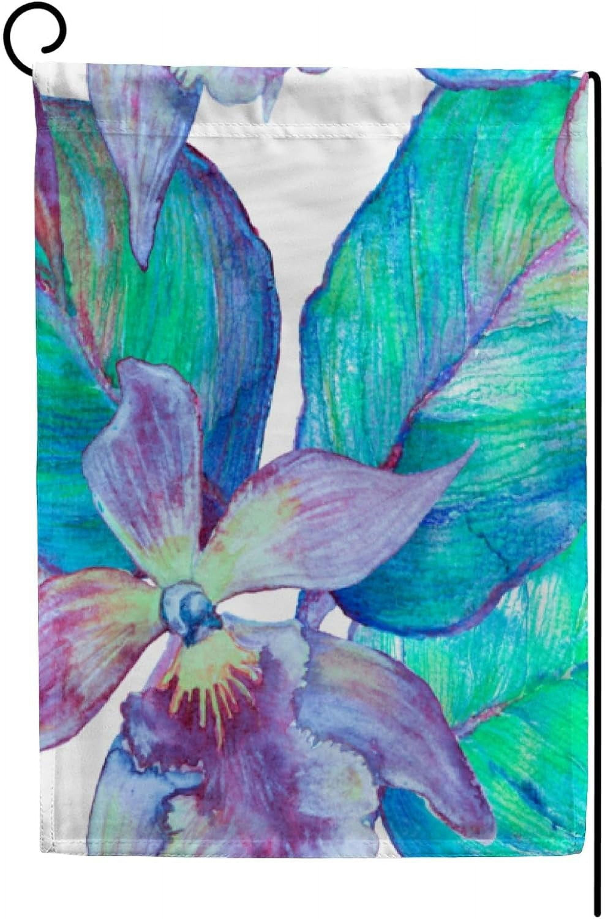 Garden Flag Vertical Double Sided Yard Flags Tropical Summer Exotic ...