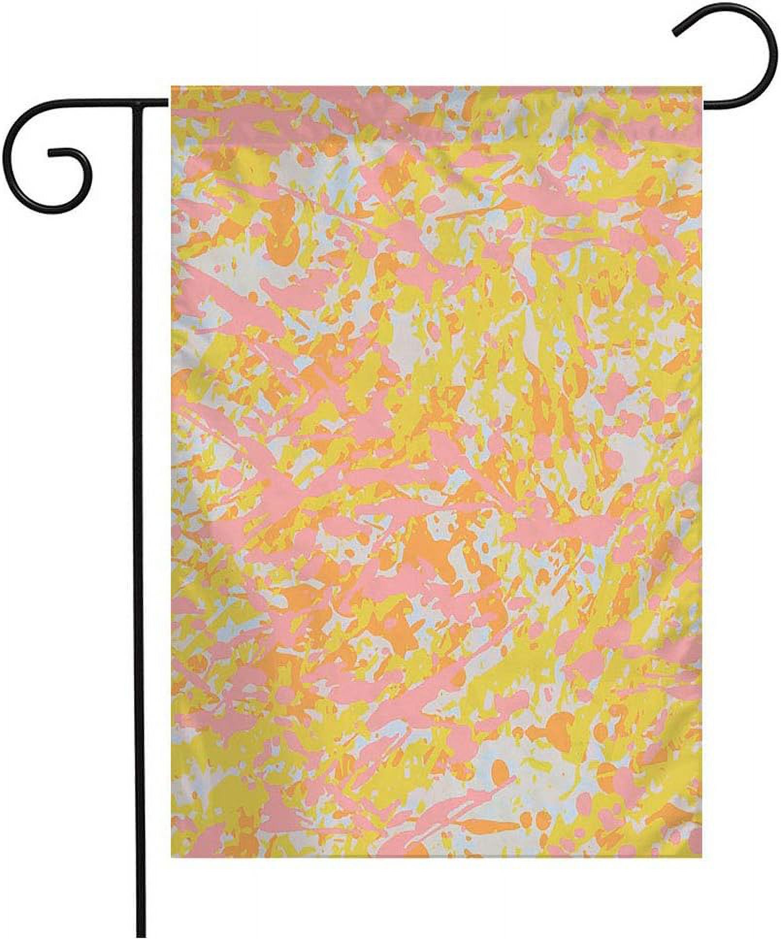 Garden Flag Welcome Flag Aged Shabby Paint Vintage Stain Rough Abstract ...