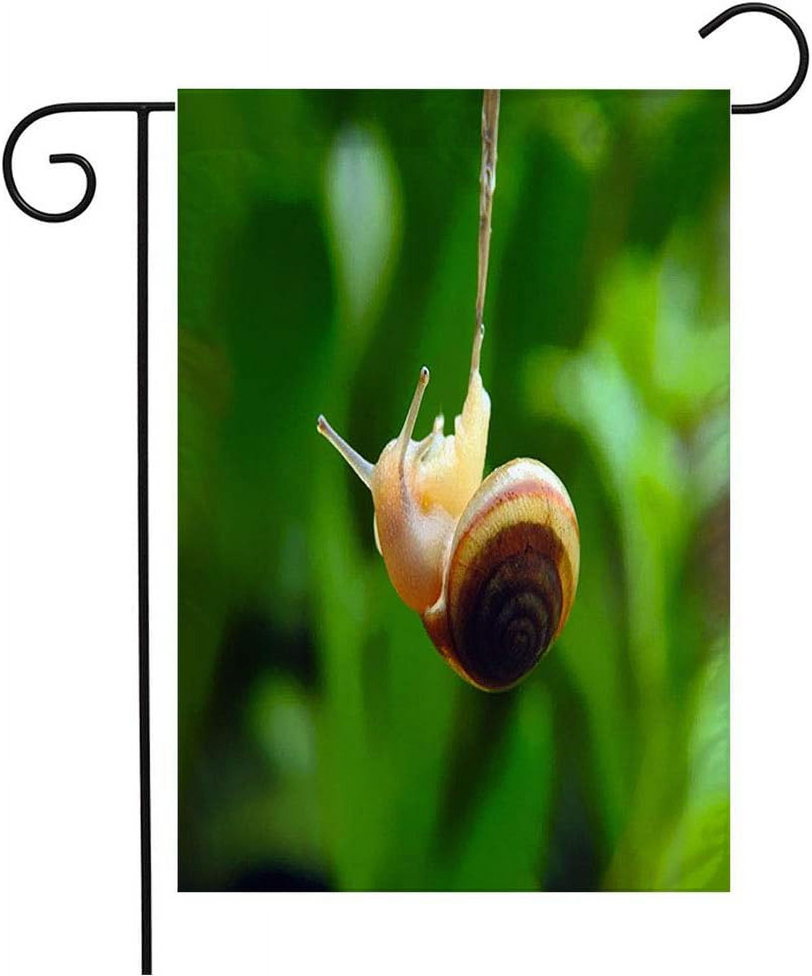 Garden Flag Welcome Flag Insect Macro Slimy Pest Mollusk Mode Garden ...