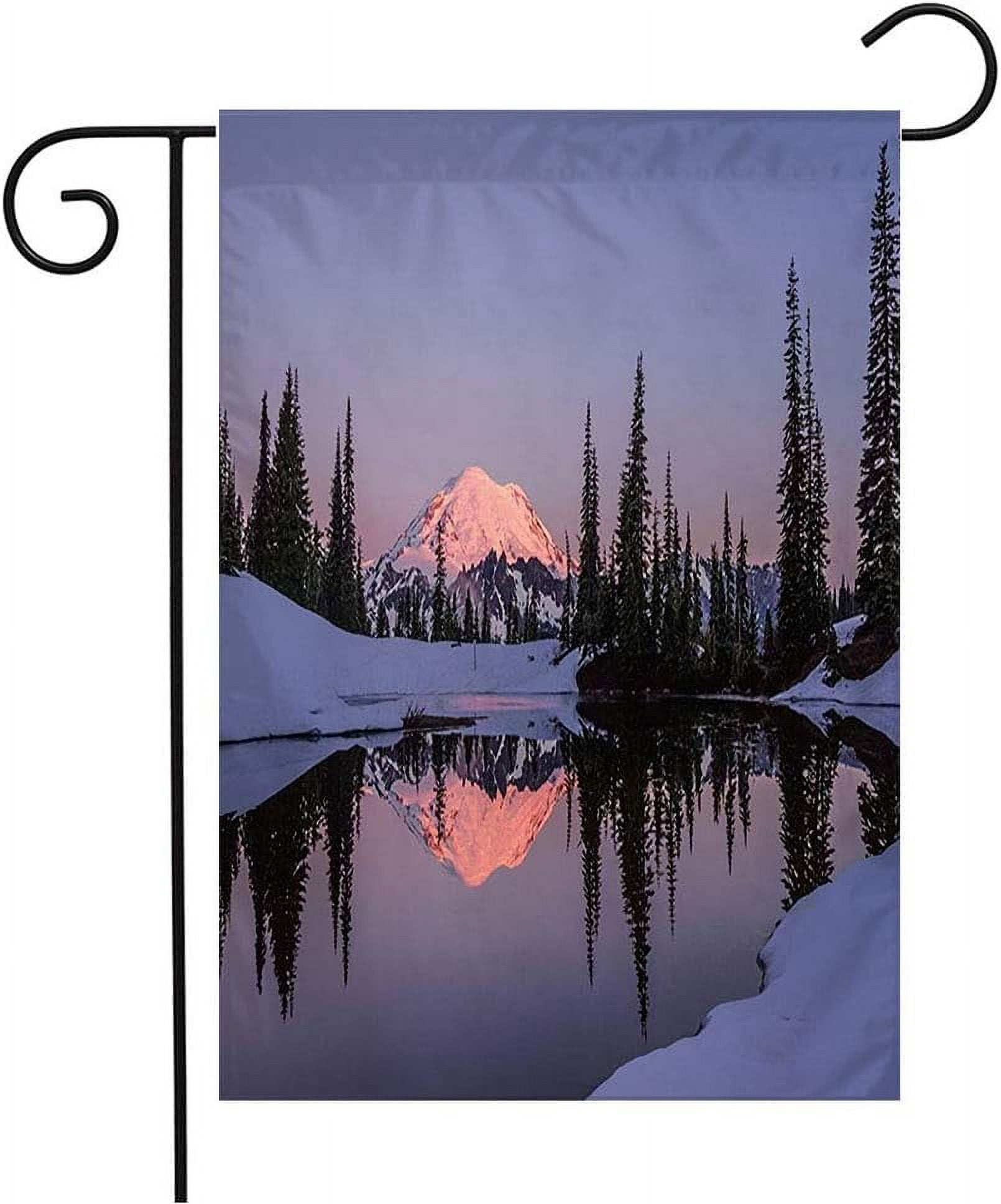 Garden Flag Welcome Flag Mountains Sunrise Overlook Mountain Morning ...