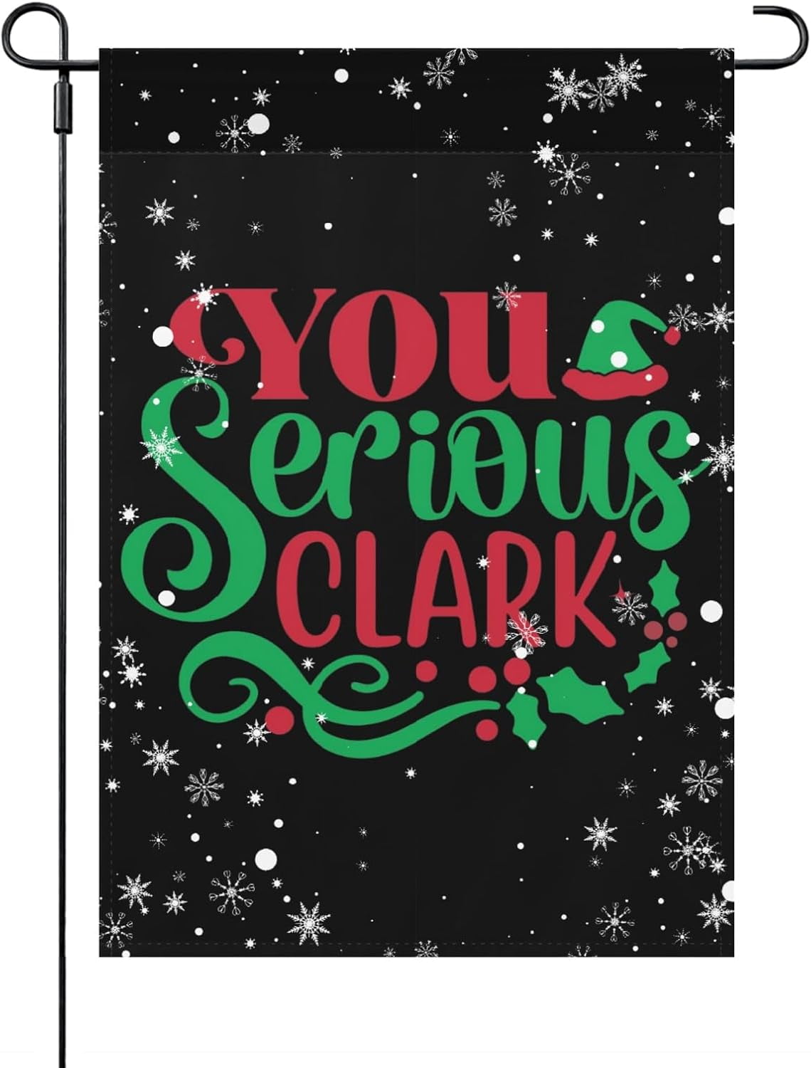 Garden Flag You Serious Clark Outdoor Flags Retro Garden Flag Rustic ...