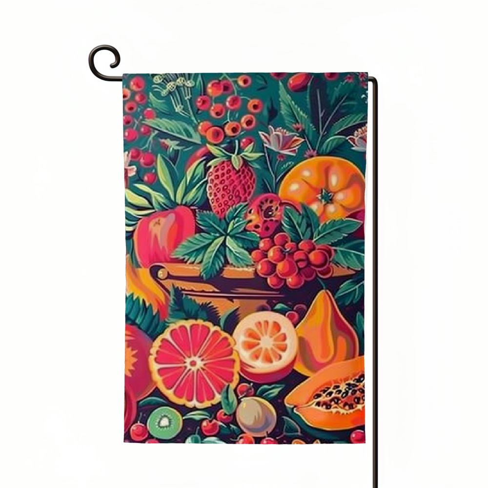 Garden Flags 12 X 18 Inch Double Sided Fruit And Vegetable Yard Flags ...