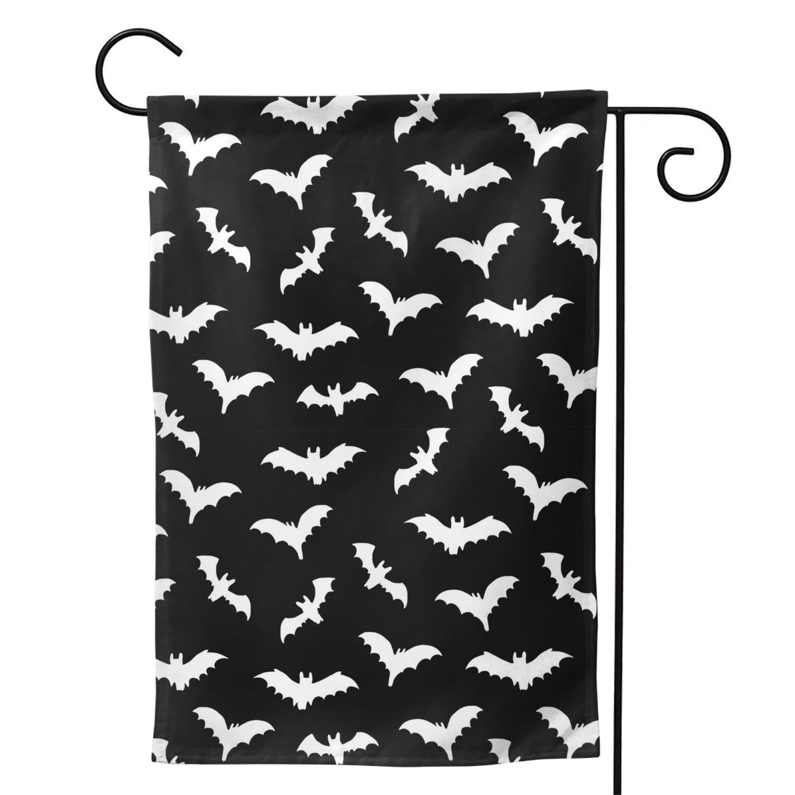 Garden Flags- Bat halloween doodle cool black Double Sided 28 x 40 Inch ...