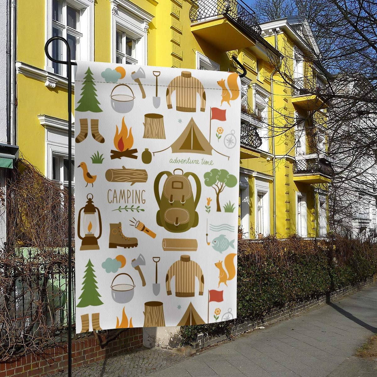 Garden Flags, Camping Theme Outdoor Summer Garden Flag, Yard ...