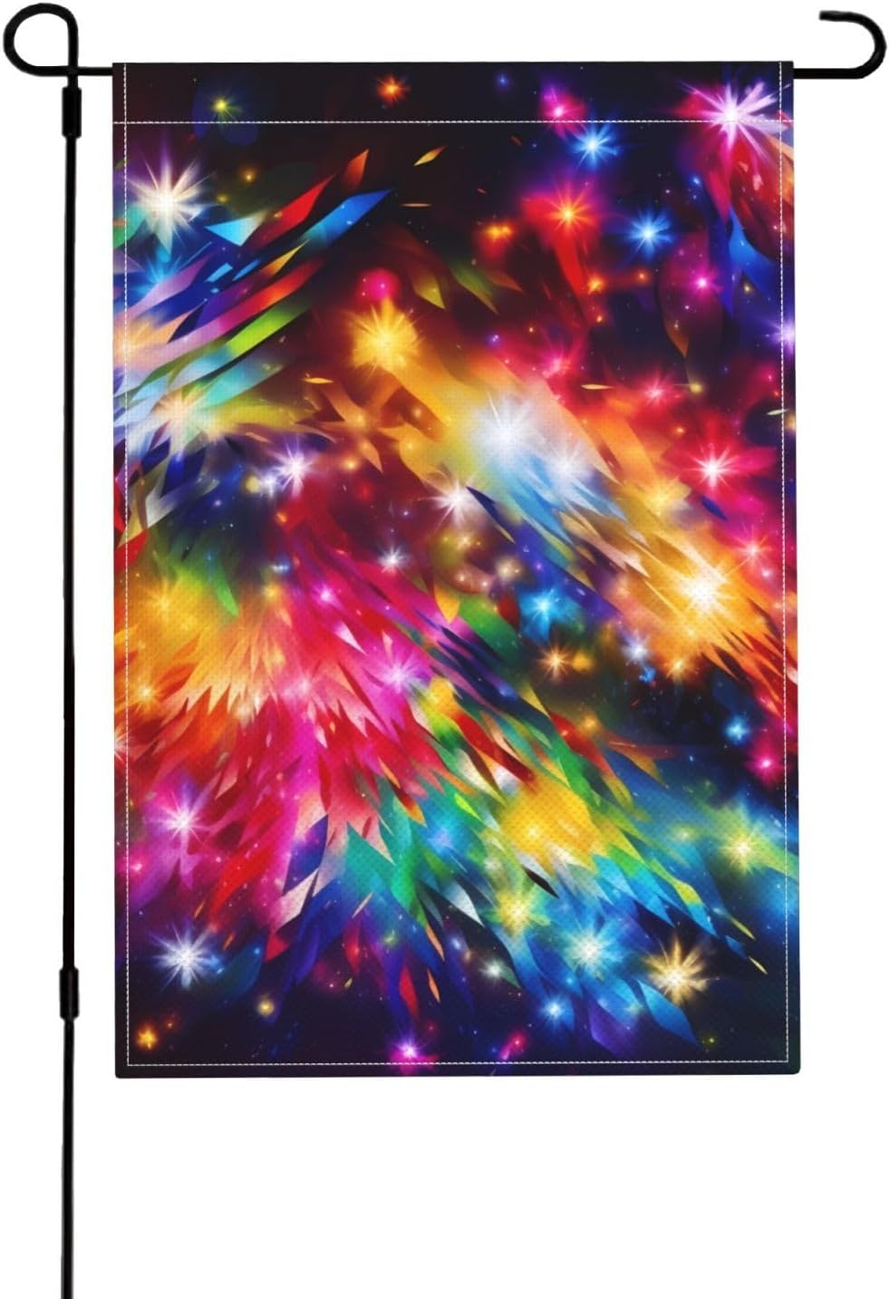 Garden Flags Double Sided Bright Colorful Art Yard Flags Welcome Flag ...