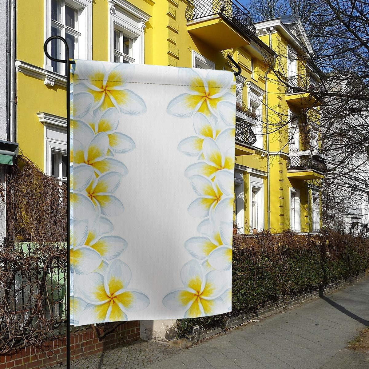 Garden Flags, Frangipani Garden Flag, Yard Decorations Outdoor, Garden ...