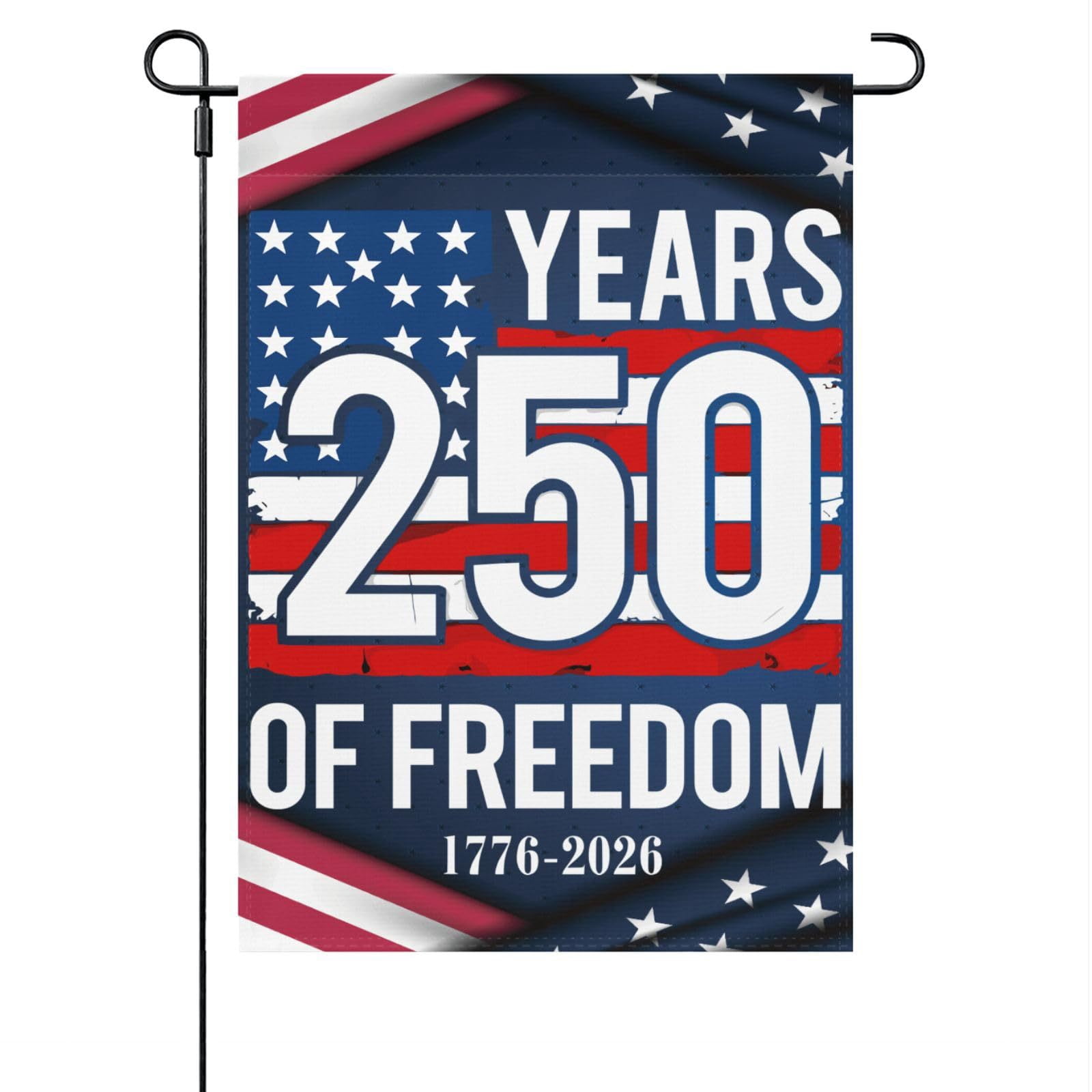 Garden Flags Freedom 250th Anniversary Garden Decoration Flag Garden ...