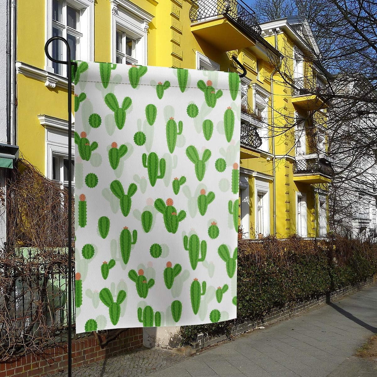 Garden Flags, Green Cactus Garden Flag, Yard Decorations Outdoor ...