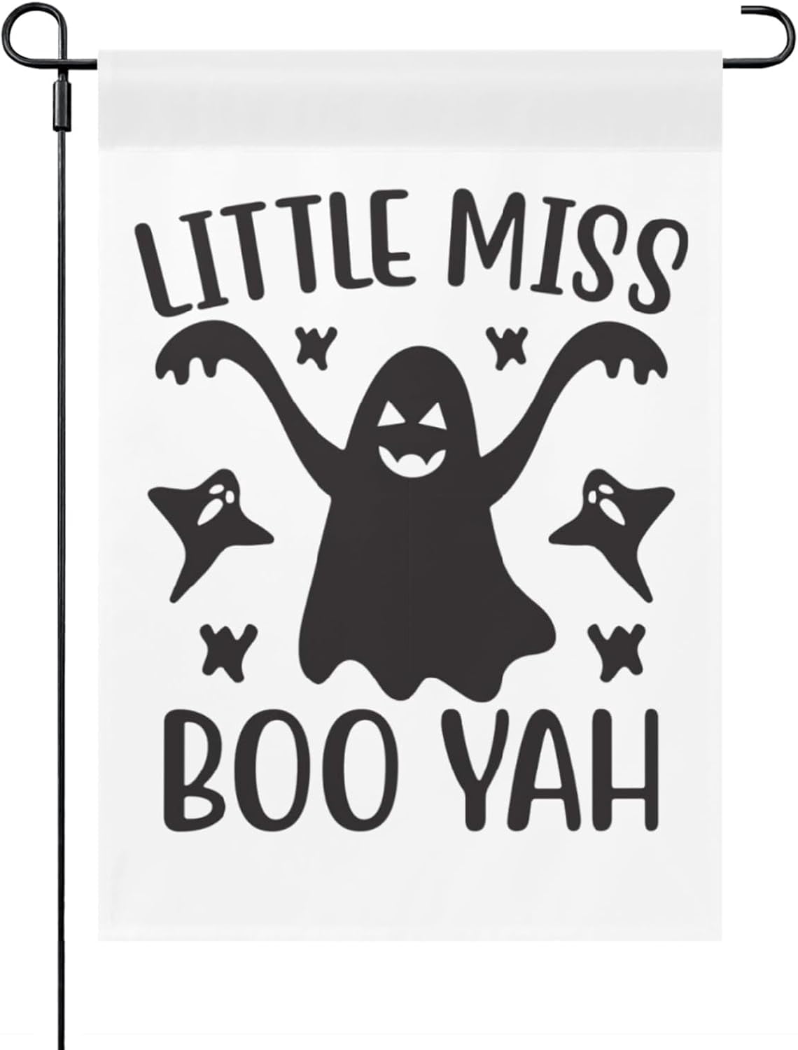 Garden Flags Little Miss Boos Yah Garden Flag Double SidedHumorous ...