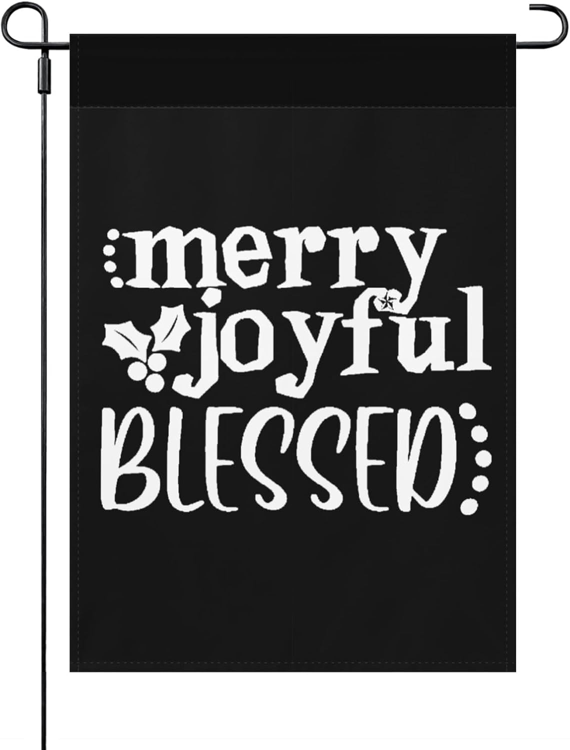 Garden Flags Merry Joyful Blessed Garden Flag Decorative Funny Garden ...