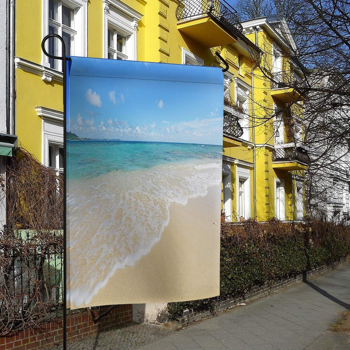 Garden Flags, Ocean Themed Blue Sea Water Waves Garden Flag, Yard ...