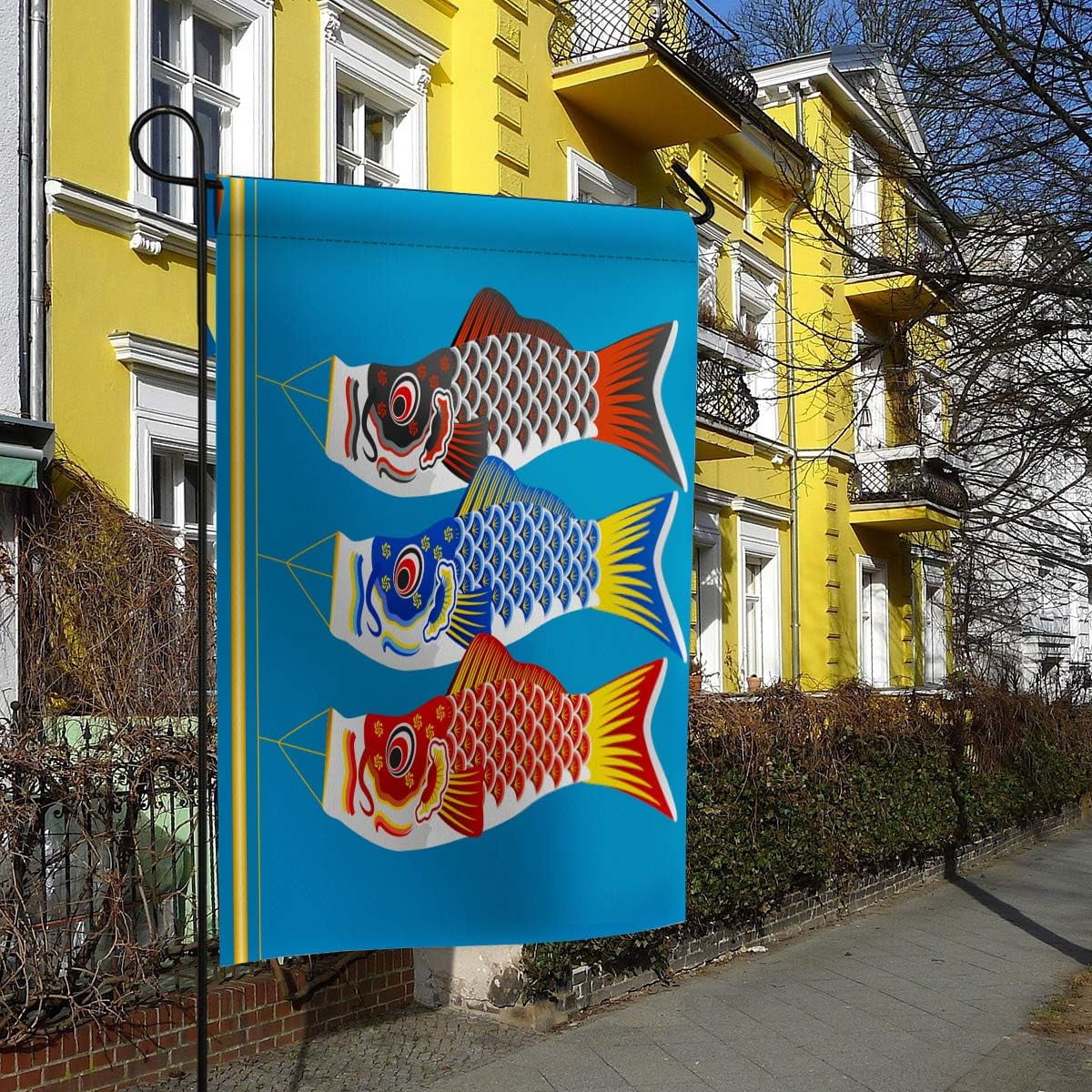 Garden Flags, Orson Wells Squid Kite Garden Flag, Yard Decorations ...