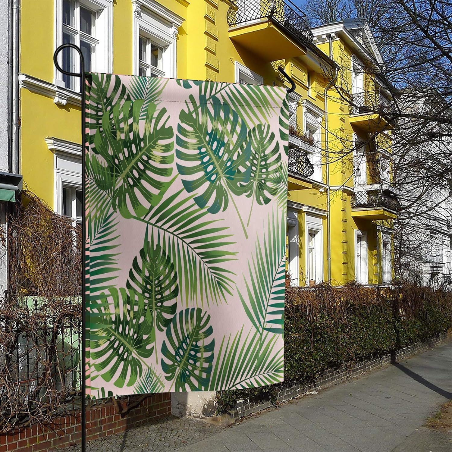 Garden Flags, Palm Leaves Garden Flag, Yard Decorations Outdoor, Garden ...