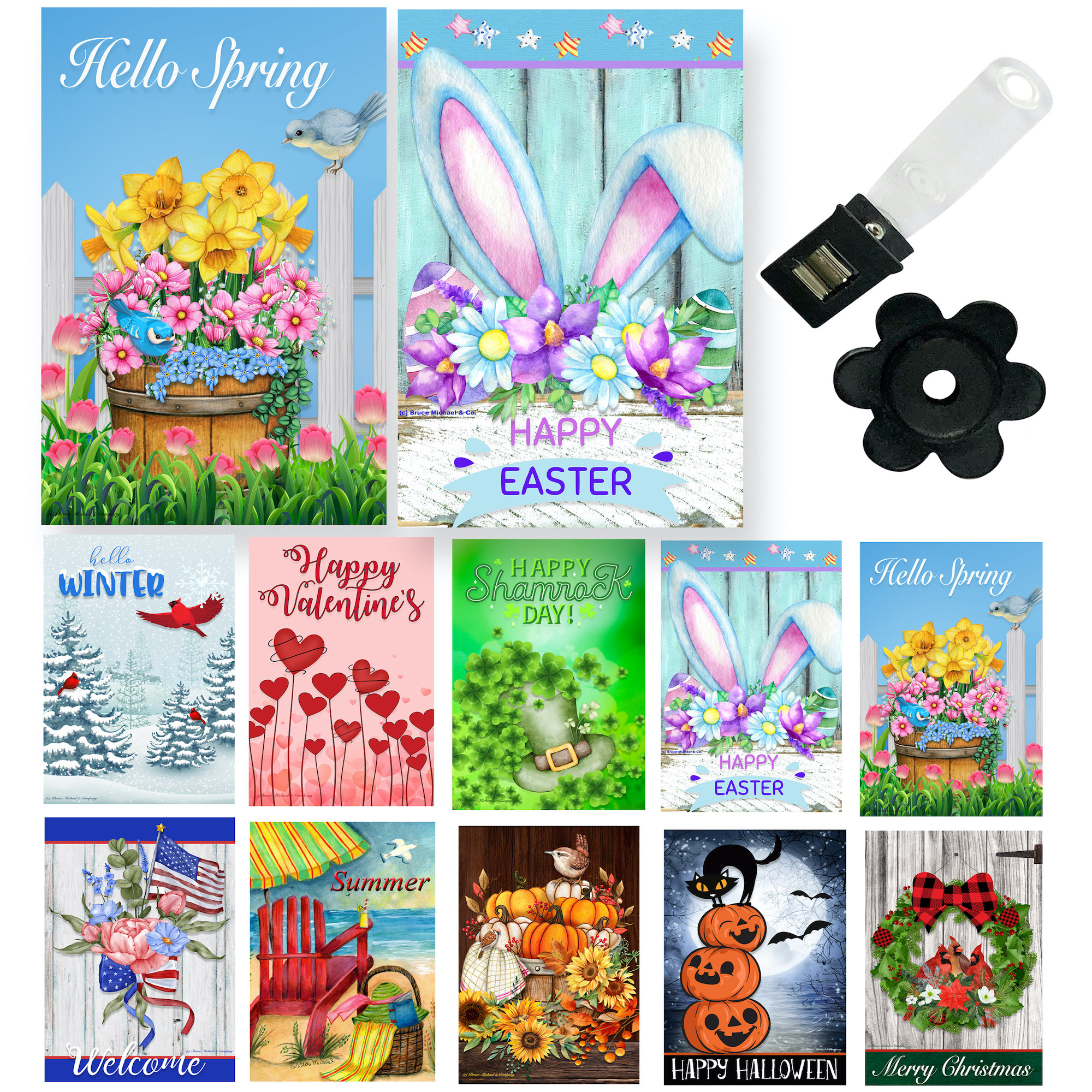 Anley Double Sided Premium Garden Flag - Derby Horse Race Welcome ...