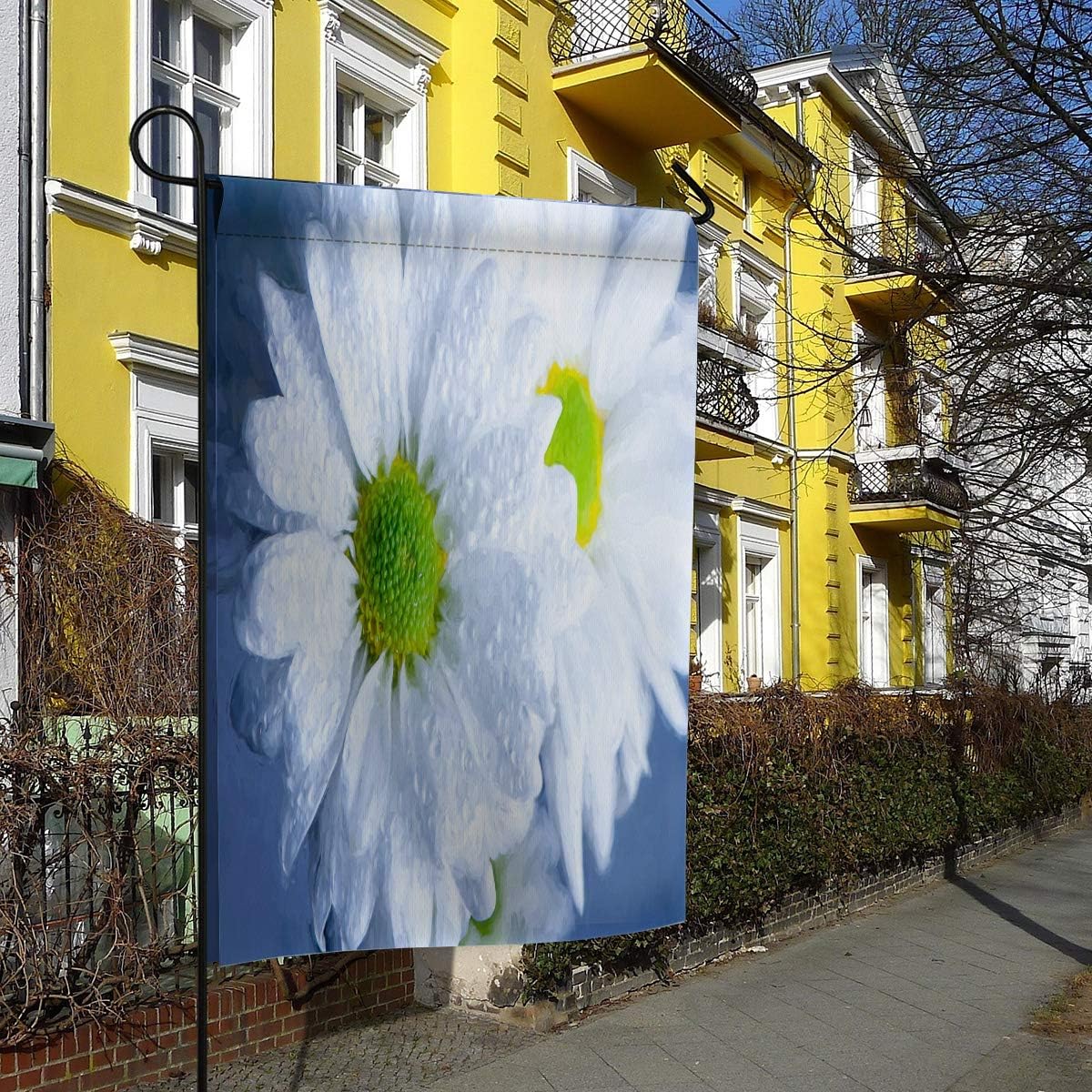 Garden Flags, Summer Daisy Flowers Garden Flag, Yard Decorations ...