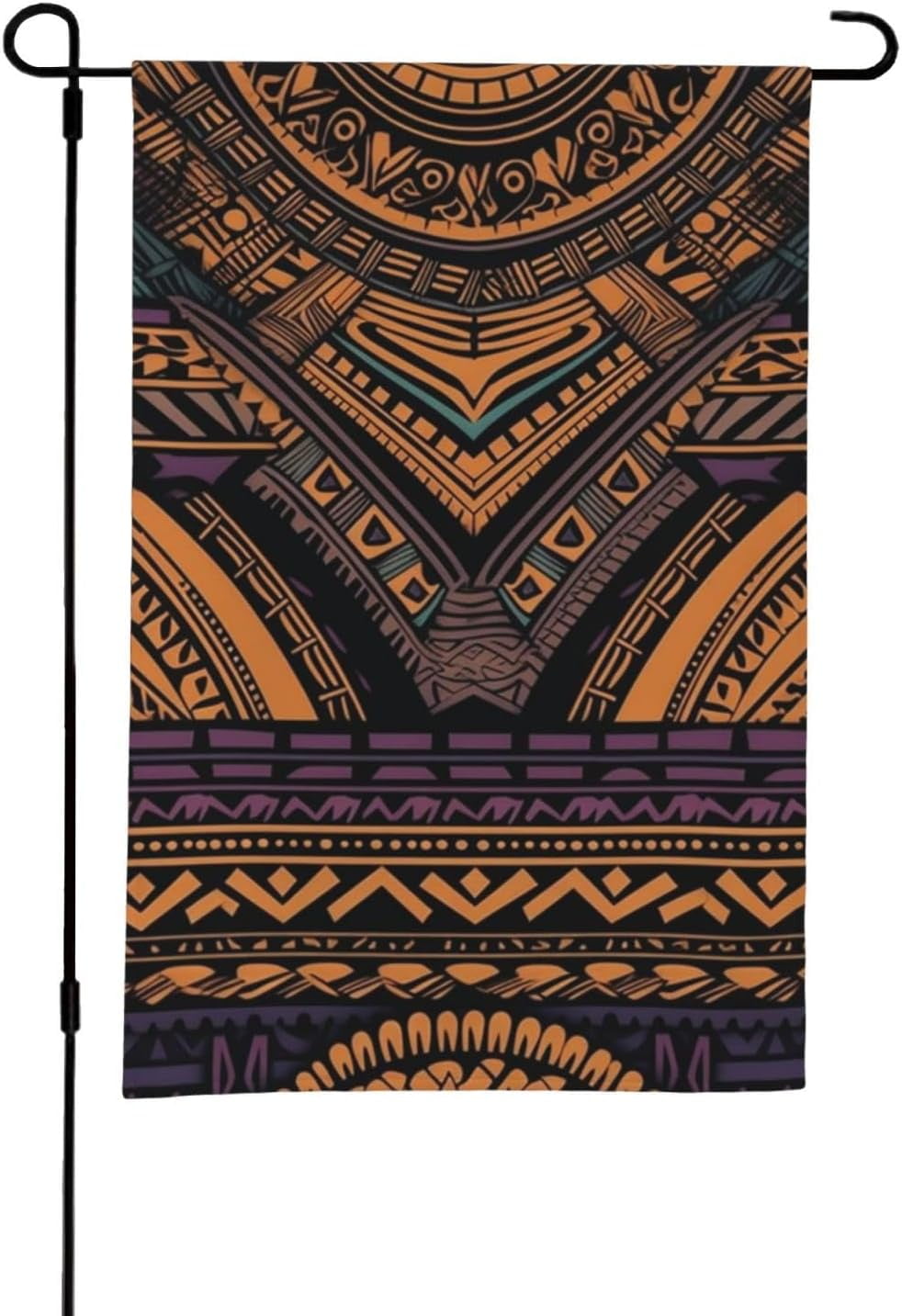 Garden Flags Vertical Double Sided Garden Flag Exotic tribal patterns ...